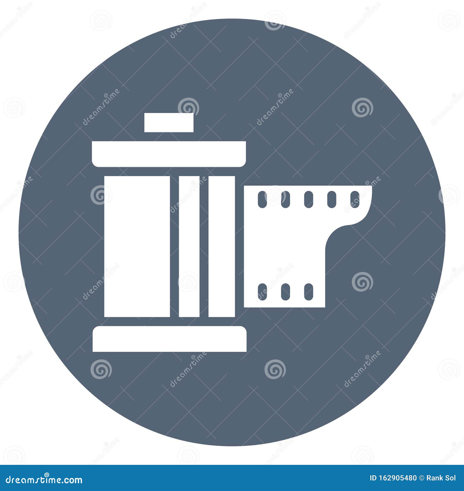 Camera Reel Isolated Vector Icon Which Can Easily Modify or Edit Stock ...