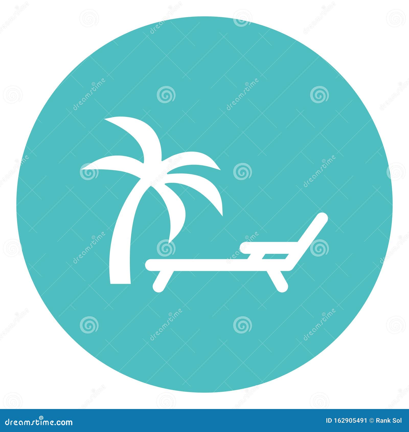 Beach Isolated Vector Icon Which Can Easily Modify or Edit Stock Vector ...