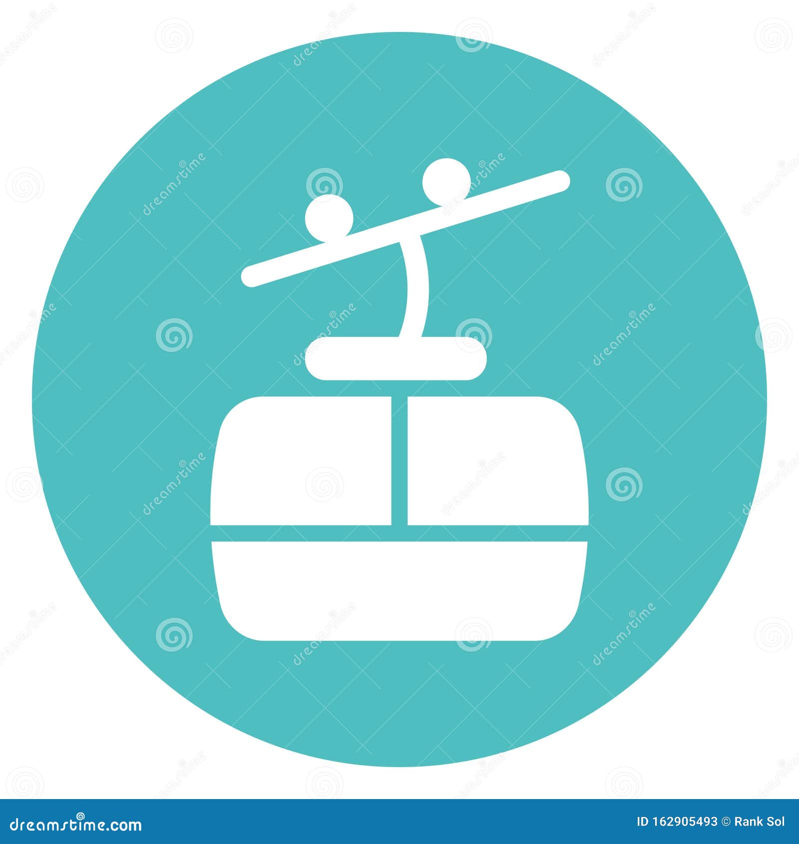 Aerial Lift Isolated Vector Icon Which Can Easily Modify or Edit Stock ...