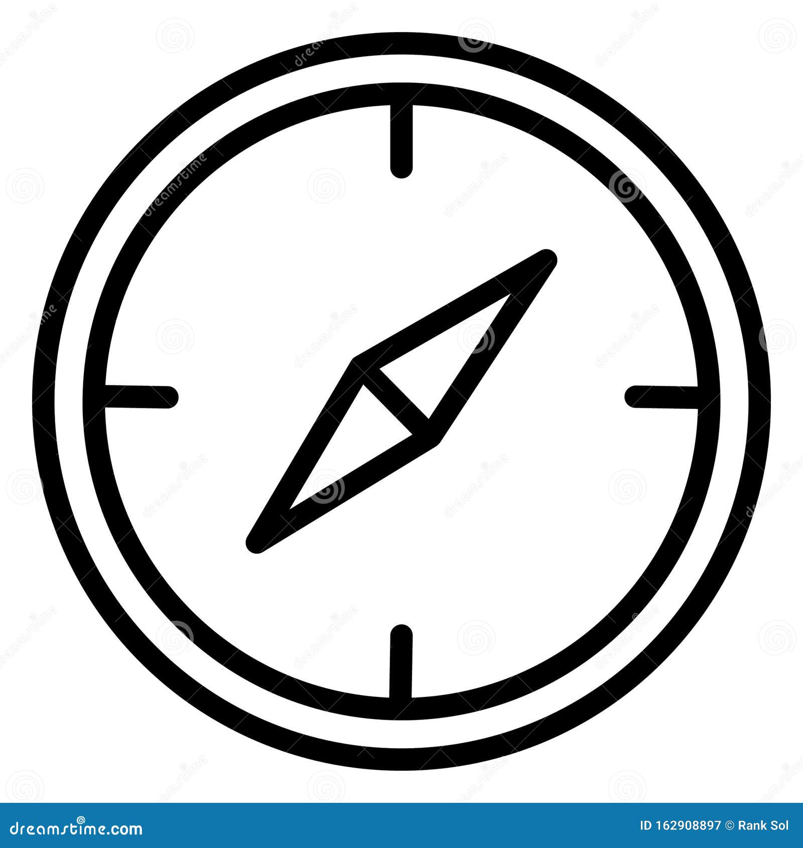 Cardinal Points Isolated Vector Icon Which Can Easily Modify or Edit ...