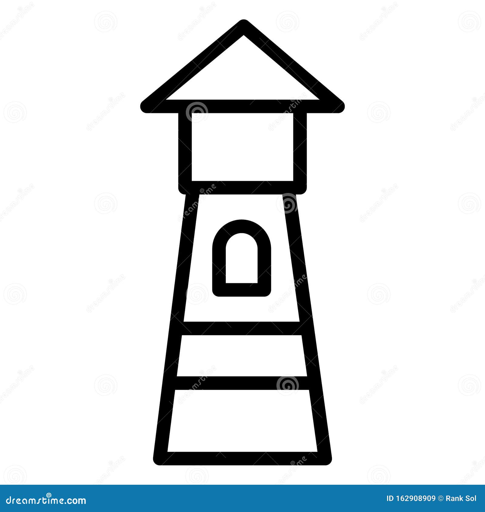 Beacon Isolated Vector Icon Which Can Easily Modify or Edit Stock ...
