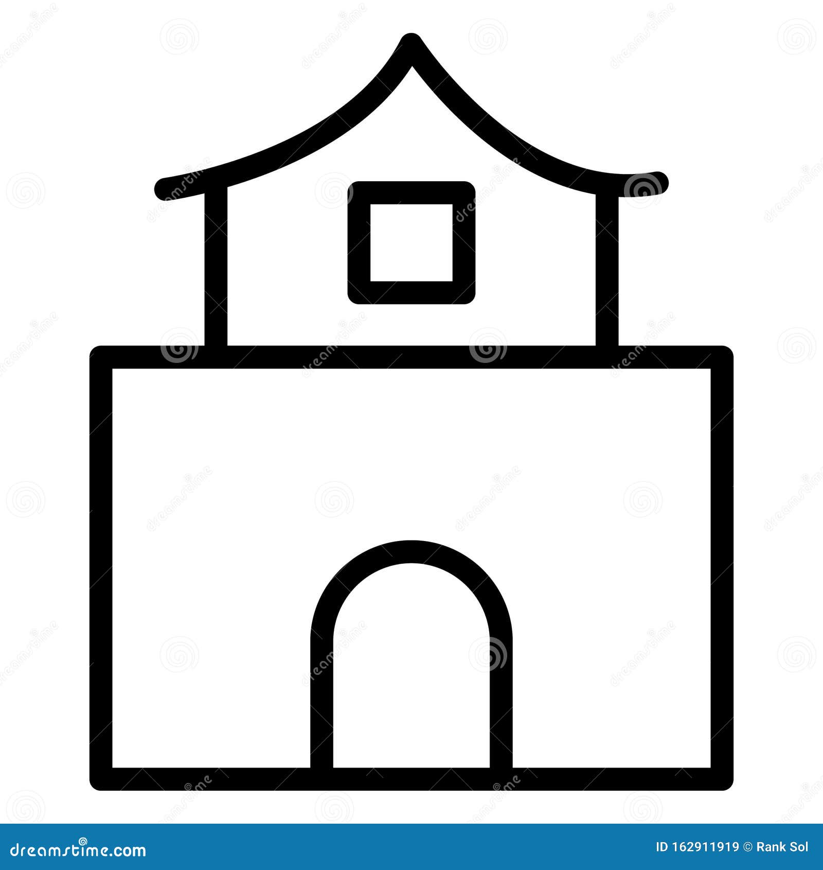 Famous Place Isolated Vector Icon Which Can Easily Modify or Edit Stock ...