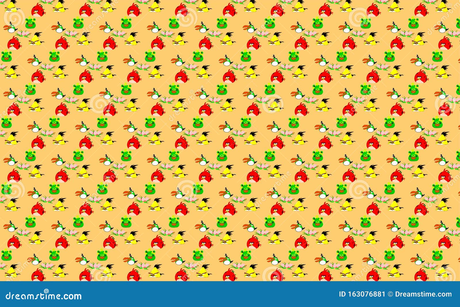 Pattern Design with the Concept of Angry Birds Characters with ...