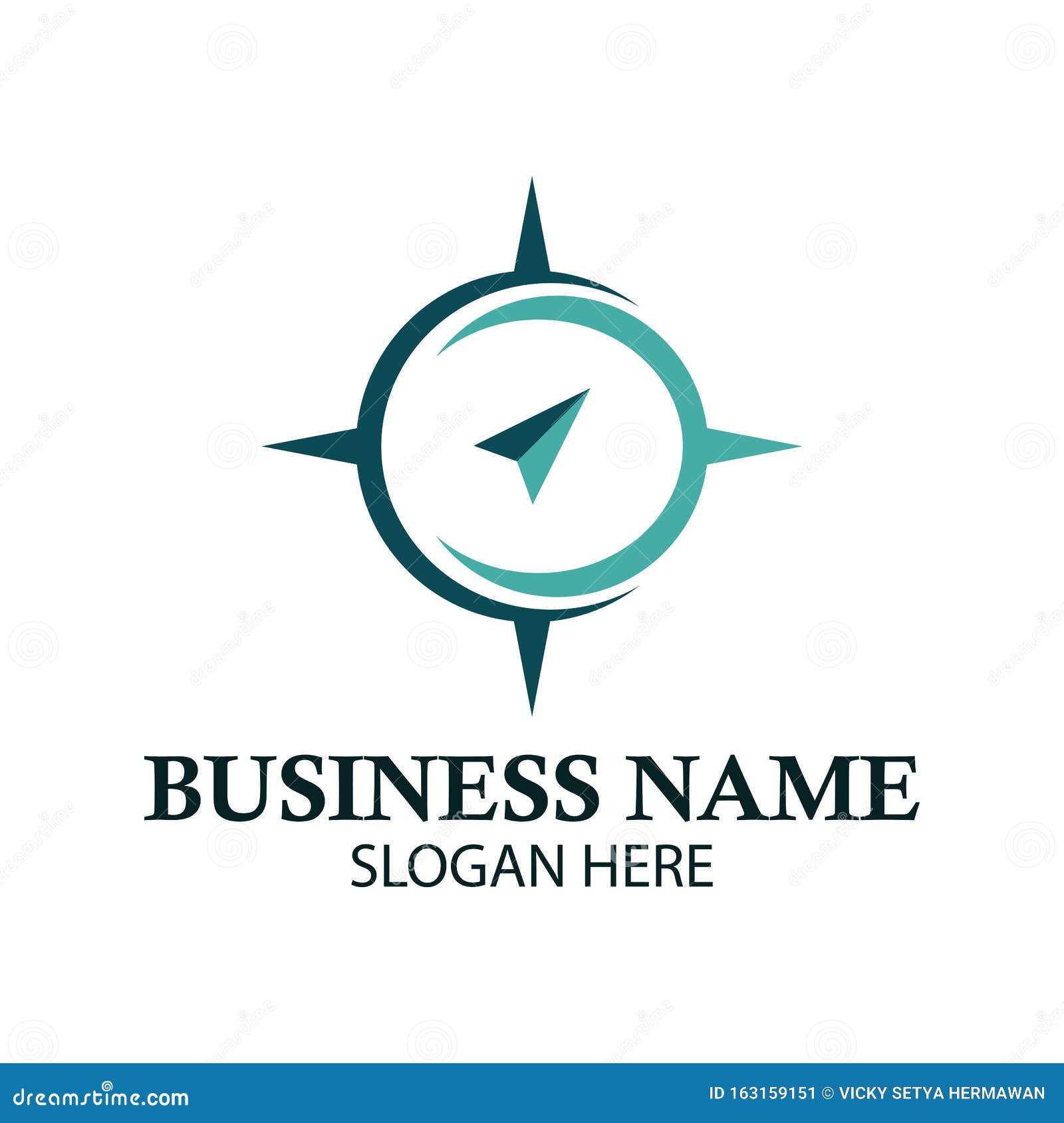 Simple Compass Vector Logo Design Illustration Inspiration Template ...