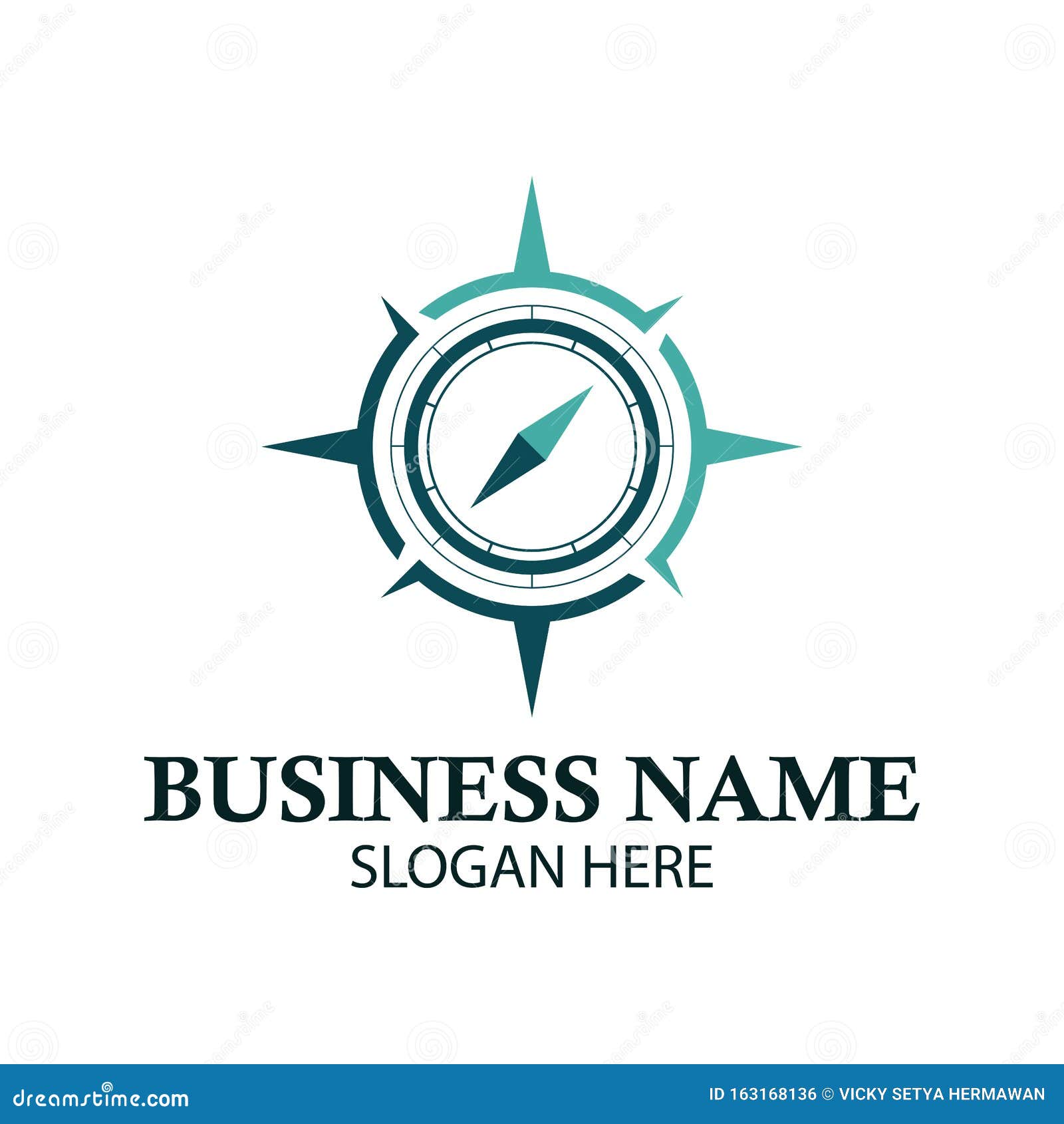 Simple Compass Vector Logo Design Illustration Inspiration Template ...