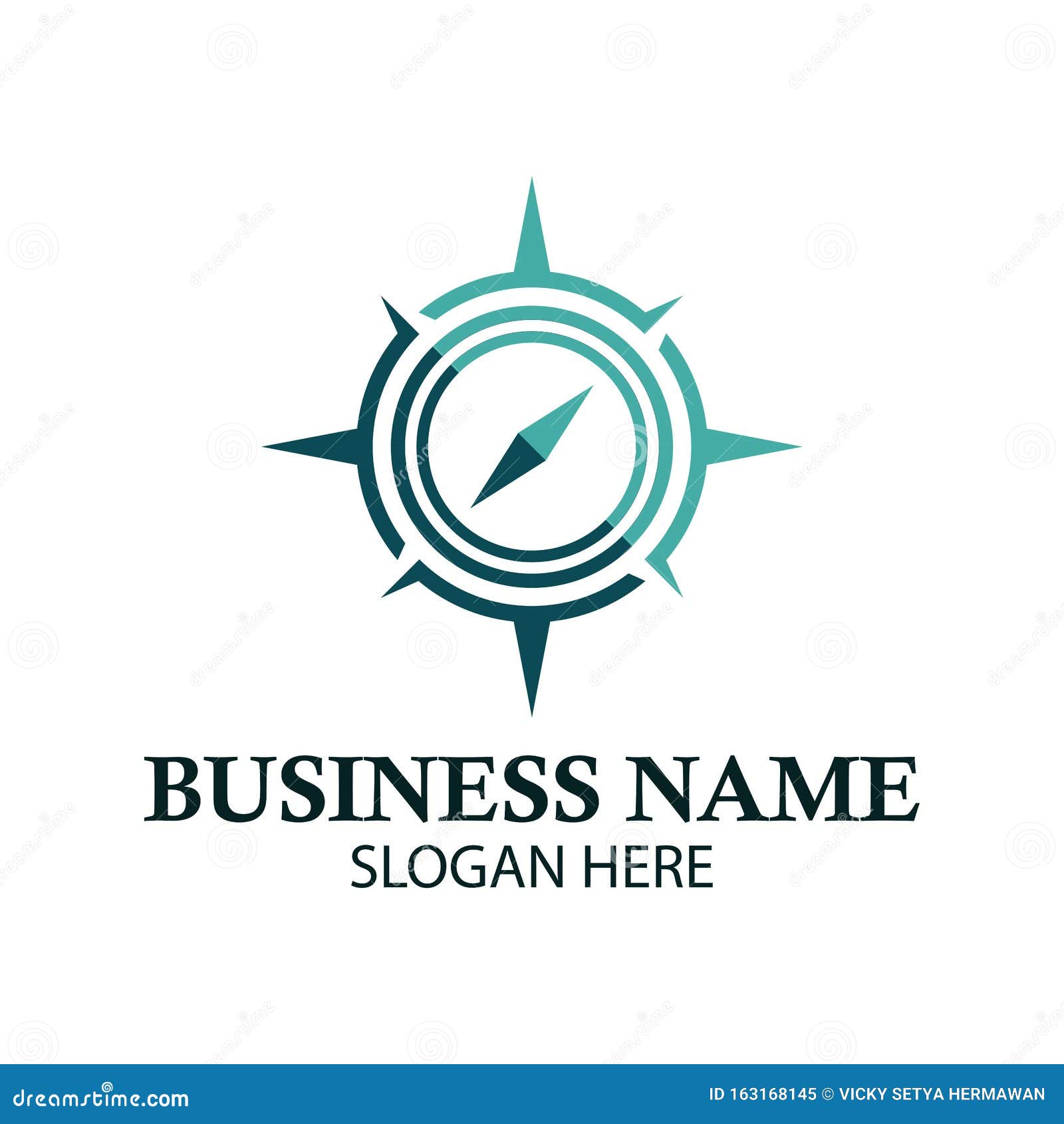 Simple Compass Vector Logo Design Illustration Inspiration Template ...