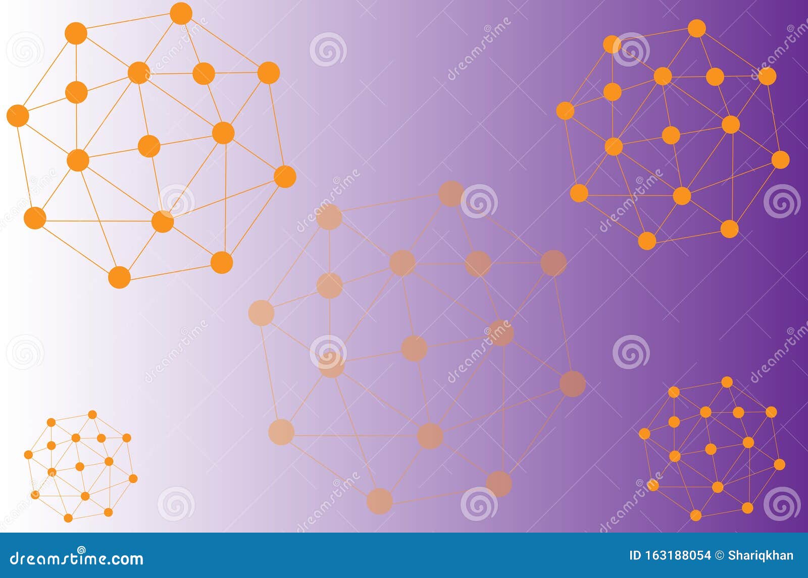 Abstract Futuristic Grid Gradient Network Web Background Scientific ...