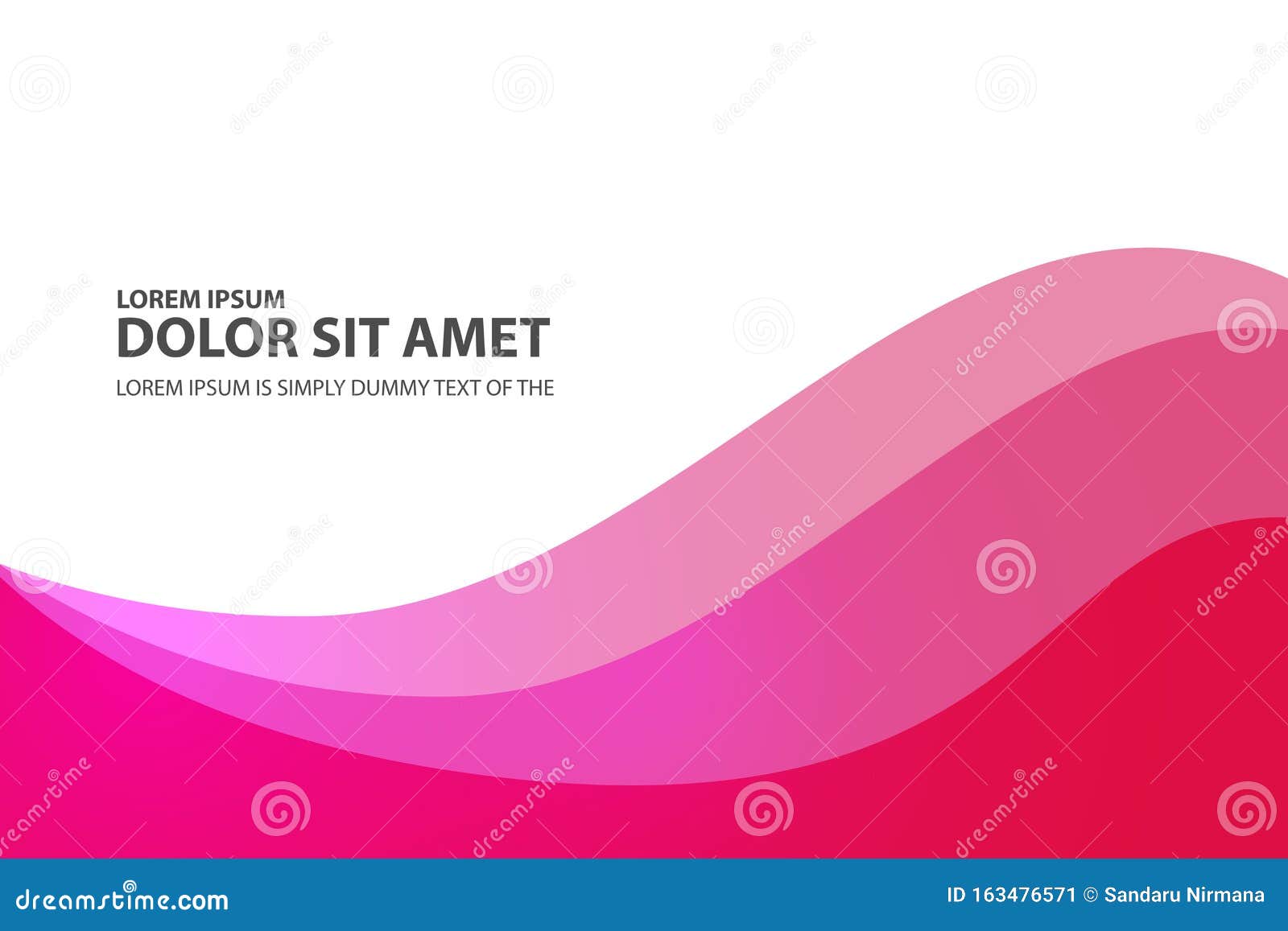 Abstract Pink Wave Background Vector Pink Tone Abstract Decorative ...