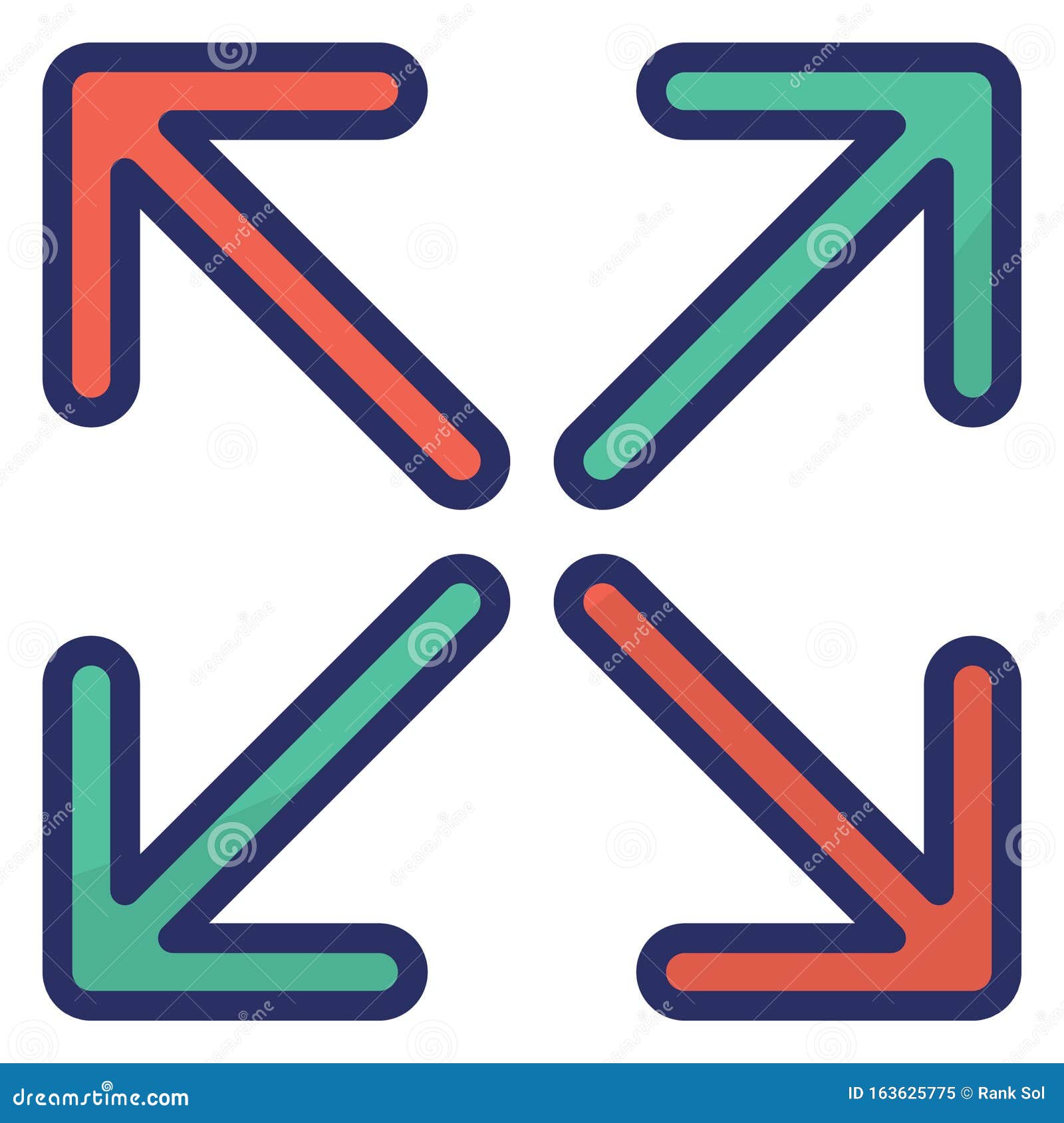 Expand Screen Isolated Isolated Vector Icon Easily Editable Easily Editable Stock Vector ...