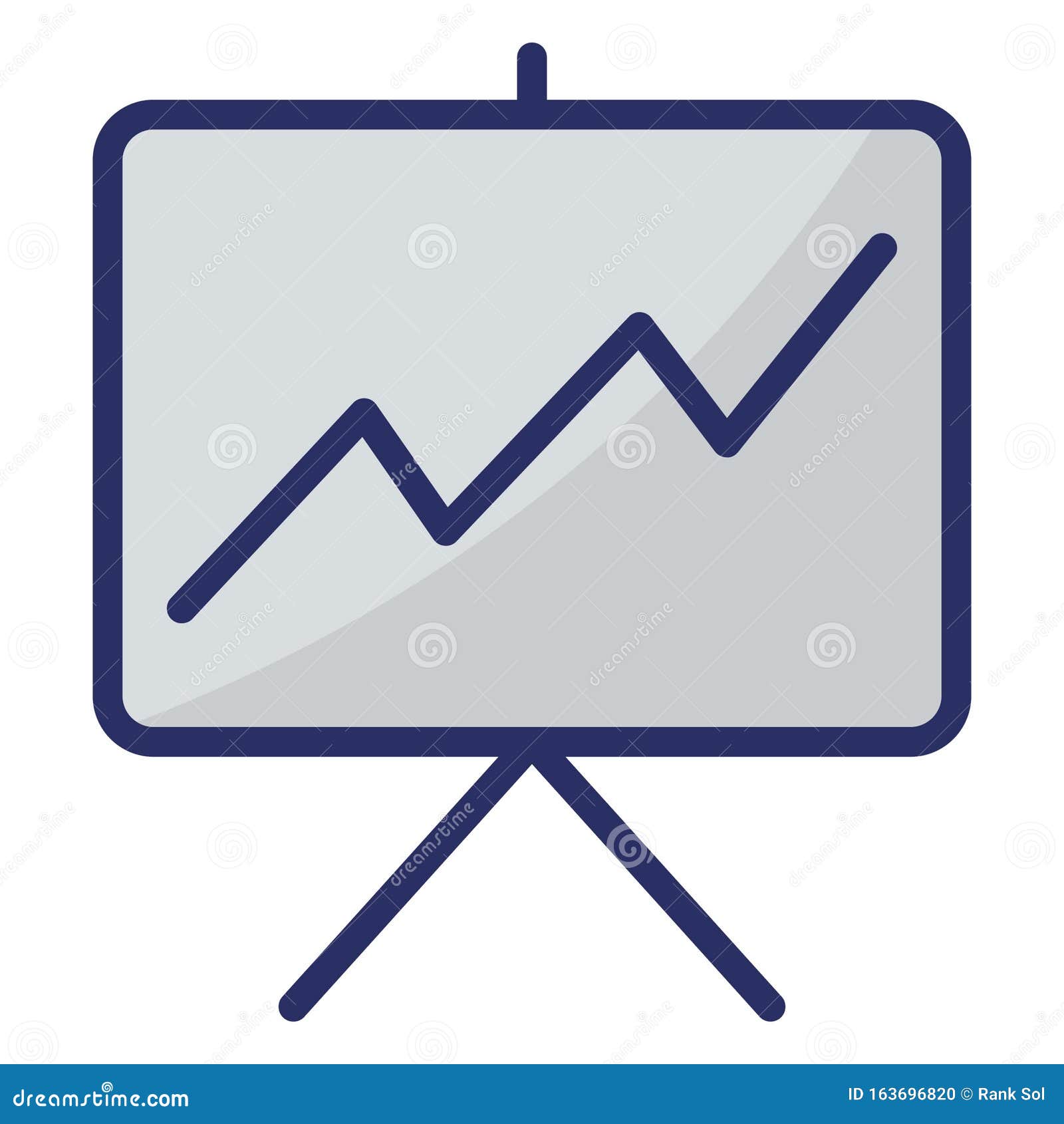 Graph Report Isolated Isolated Vector Icon Easily Editable Easily ...
