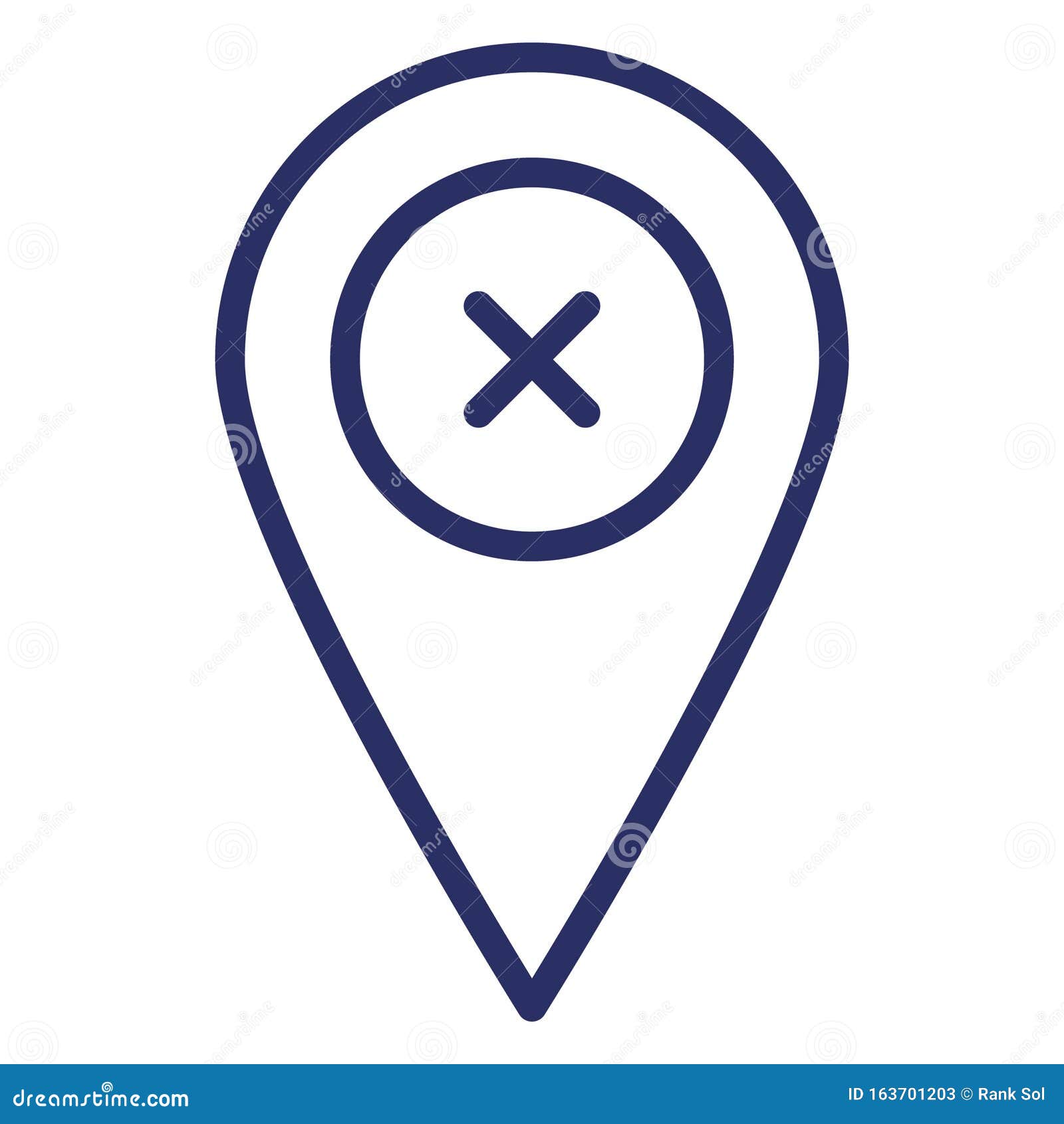 Map Pin Isolated Isolated Vector Icon Easily Editable Easily Editable Stock Vector ...
