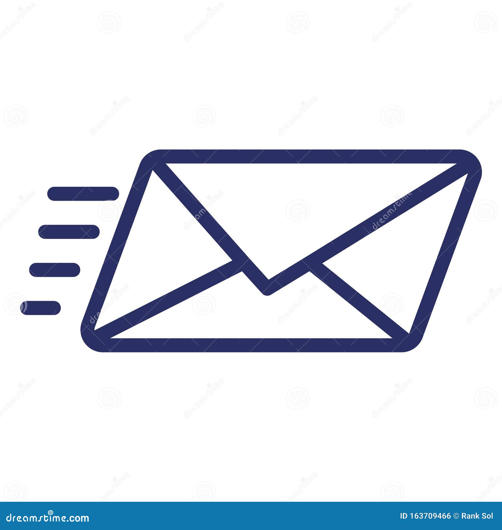 Sending Email Isolated Isolated Vector Icon Easily Editable Easily ...