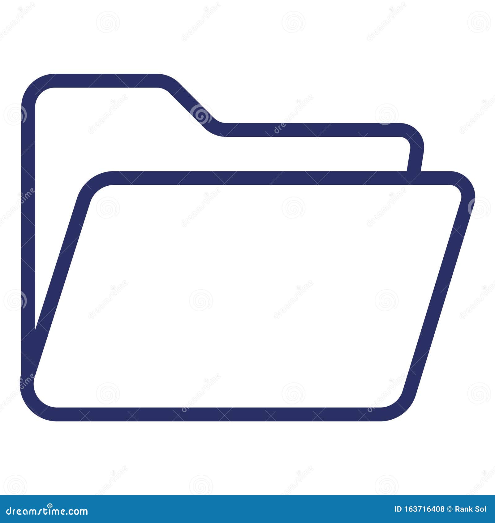 Folder Isolated Isolated Vector Icon Easily Editable Easily Editable ...