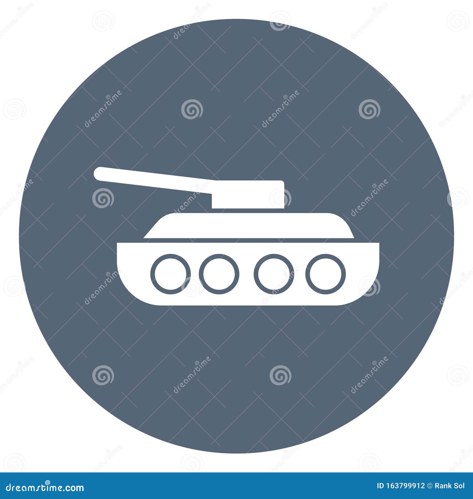 Armed Force Tank Isolated Vector Icon Which Can Easily Modify or Edit ...