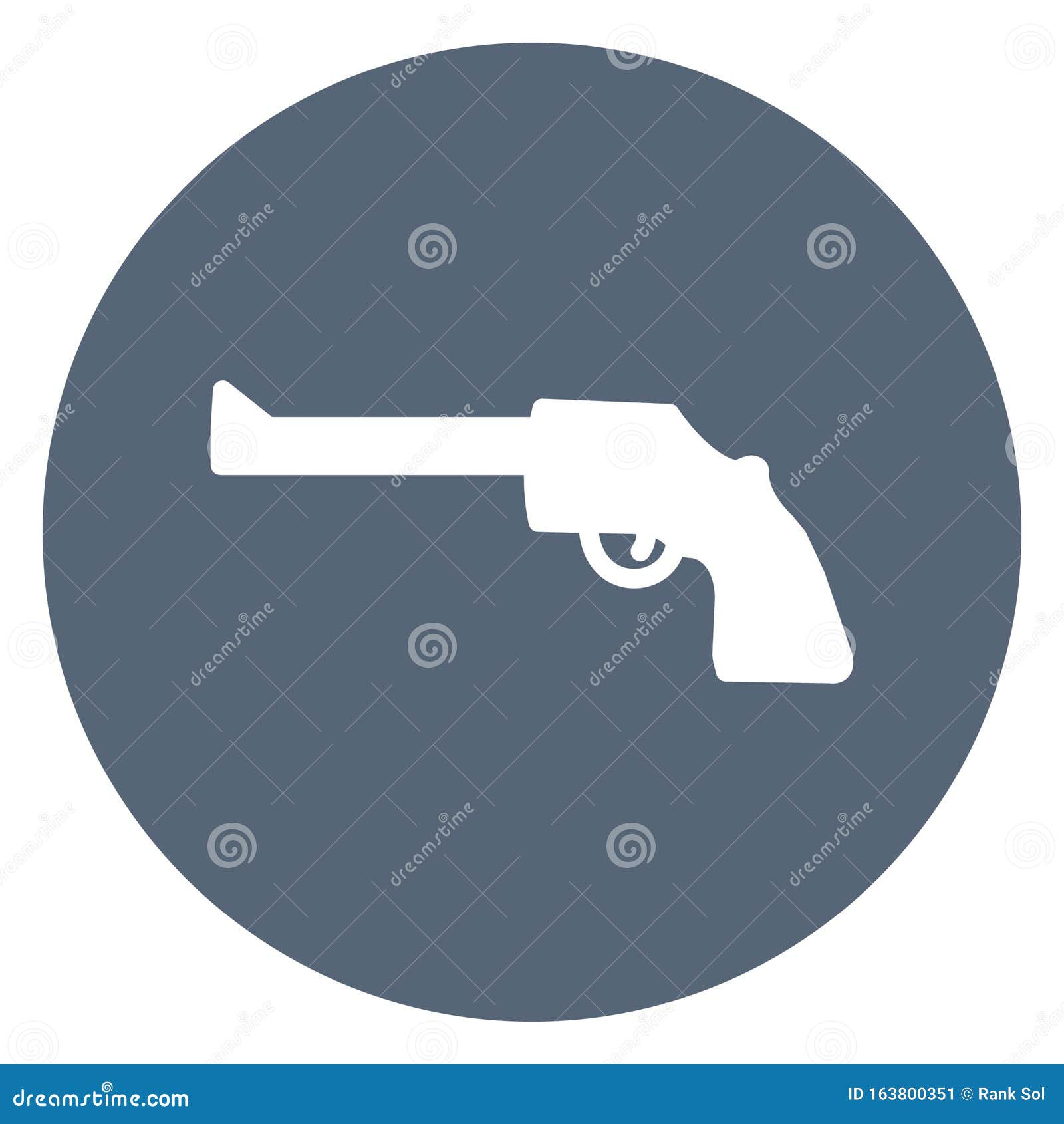 Gun Isolated Vector Icon Which Can Easily Modify or Edit Stock Vector ...
