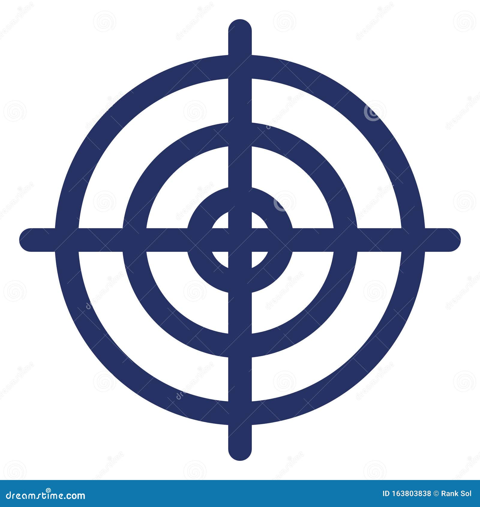 Shoot Point Isolated Vector Icon Which Can Easily Modify or Edit Stock ...