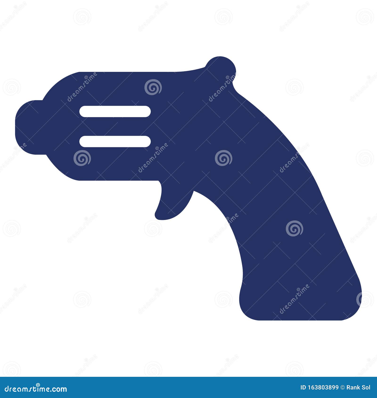 Gun Isolated Vector Icon Which Can Easily Modify or Edit Stock Vector ...