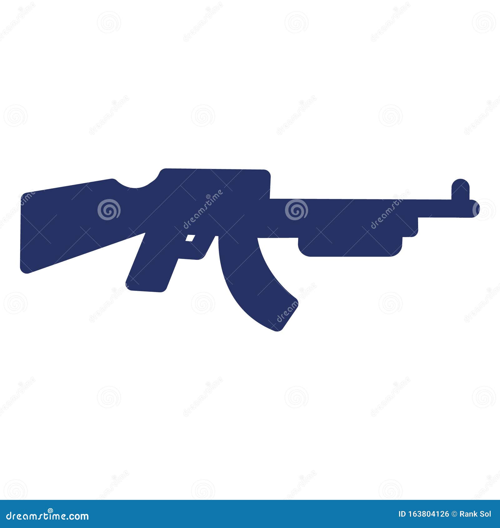 Gun Isolated Vector Icon Which Can Easily Modify or Edit Stock Vector ...
