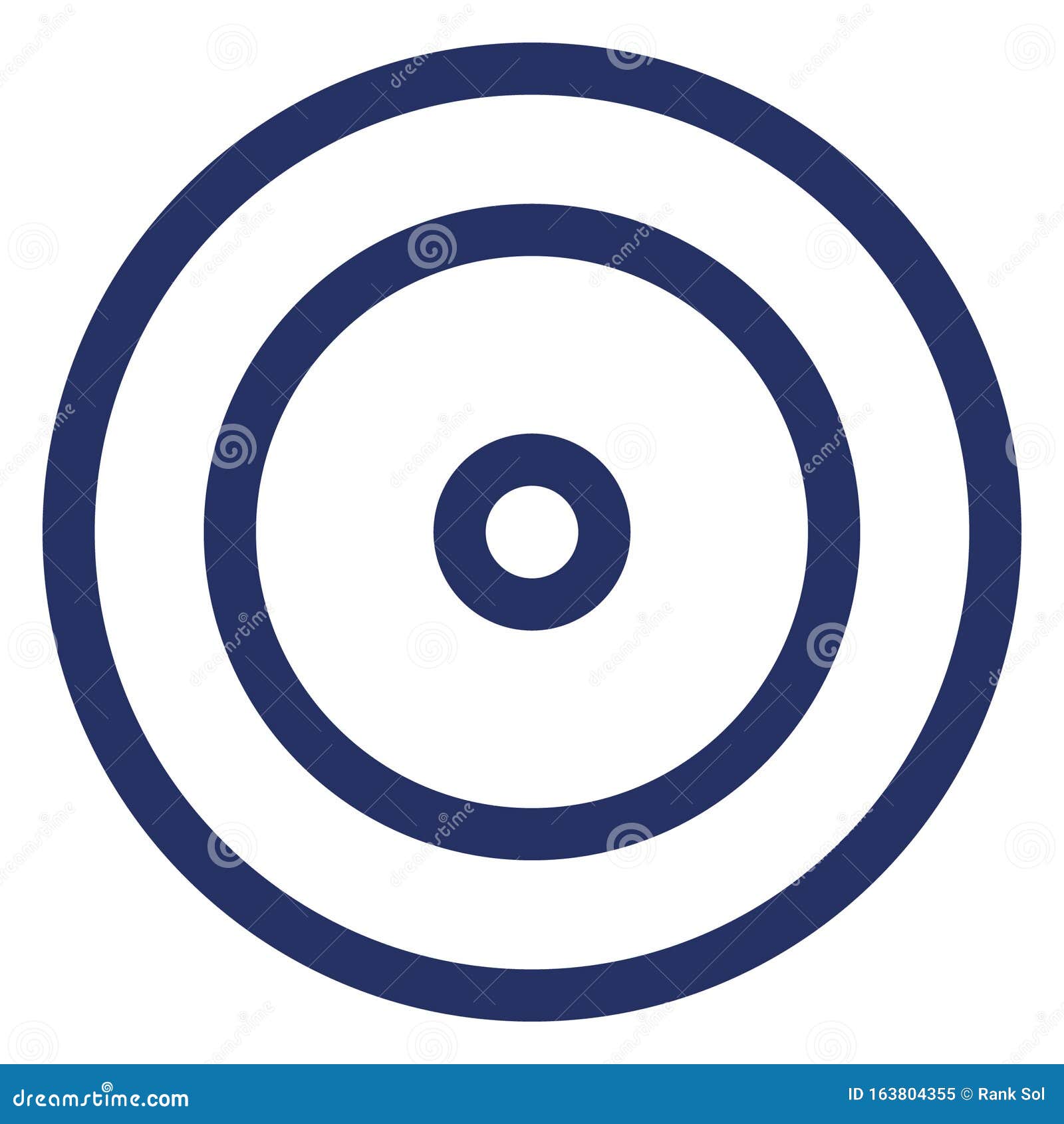 Weapon Target Isolated Vector Icon Which Can Easily Modify or Edit ...