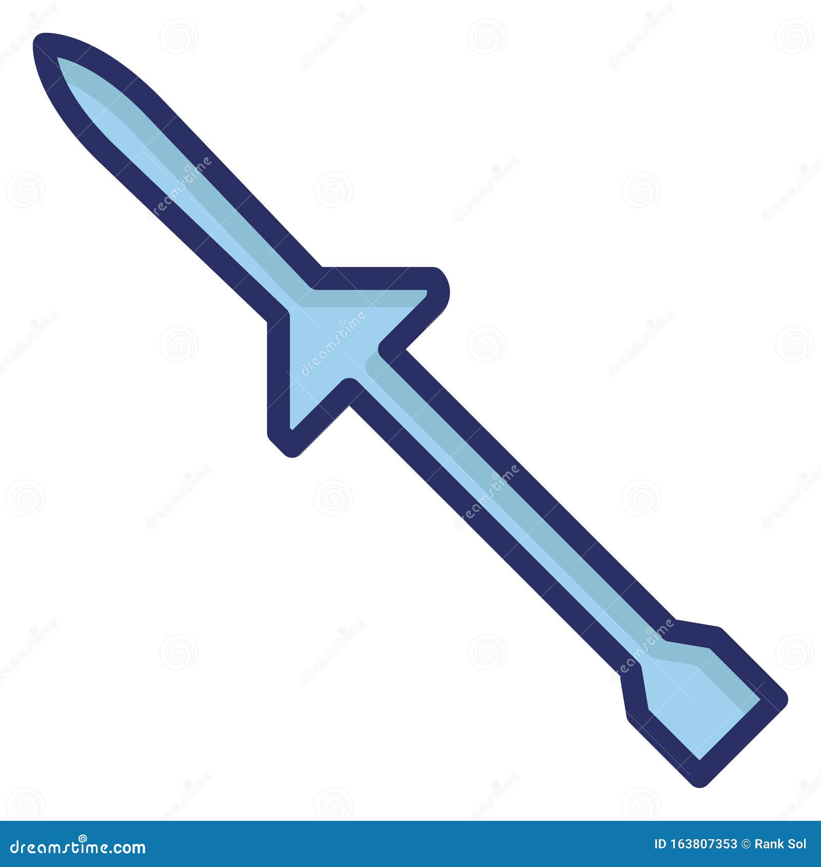 Commando Knife Isolated Vector Icon Which Can Easily Modify or Edit ...