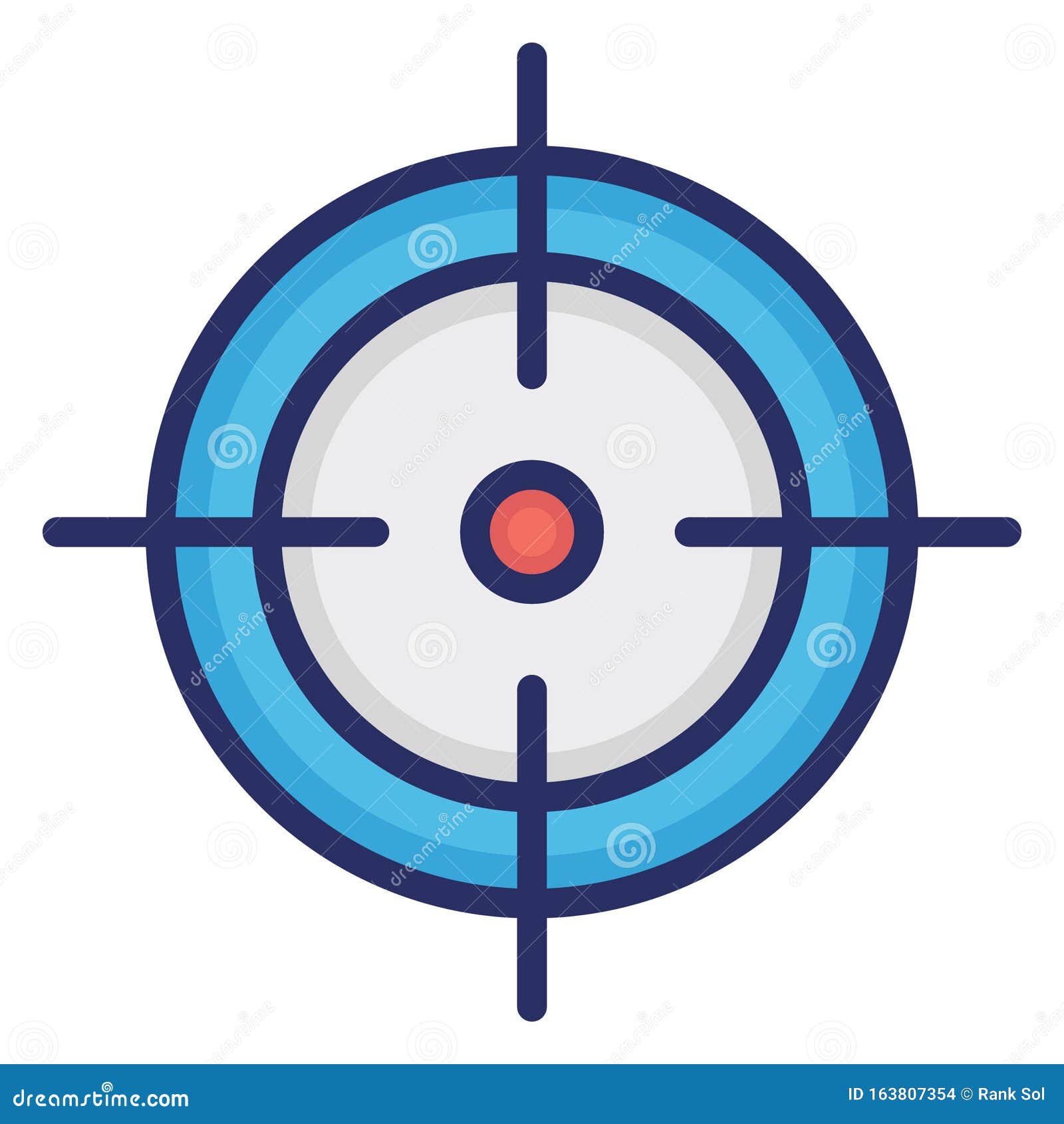 Shoot Point Isolated Vector Icon Which Can Easily Modify or Edit Stock ...