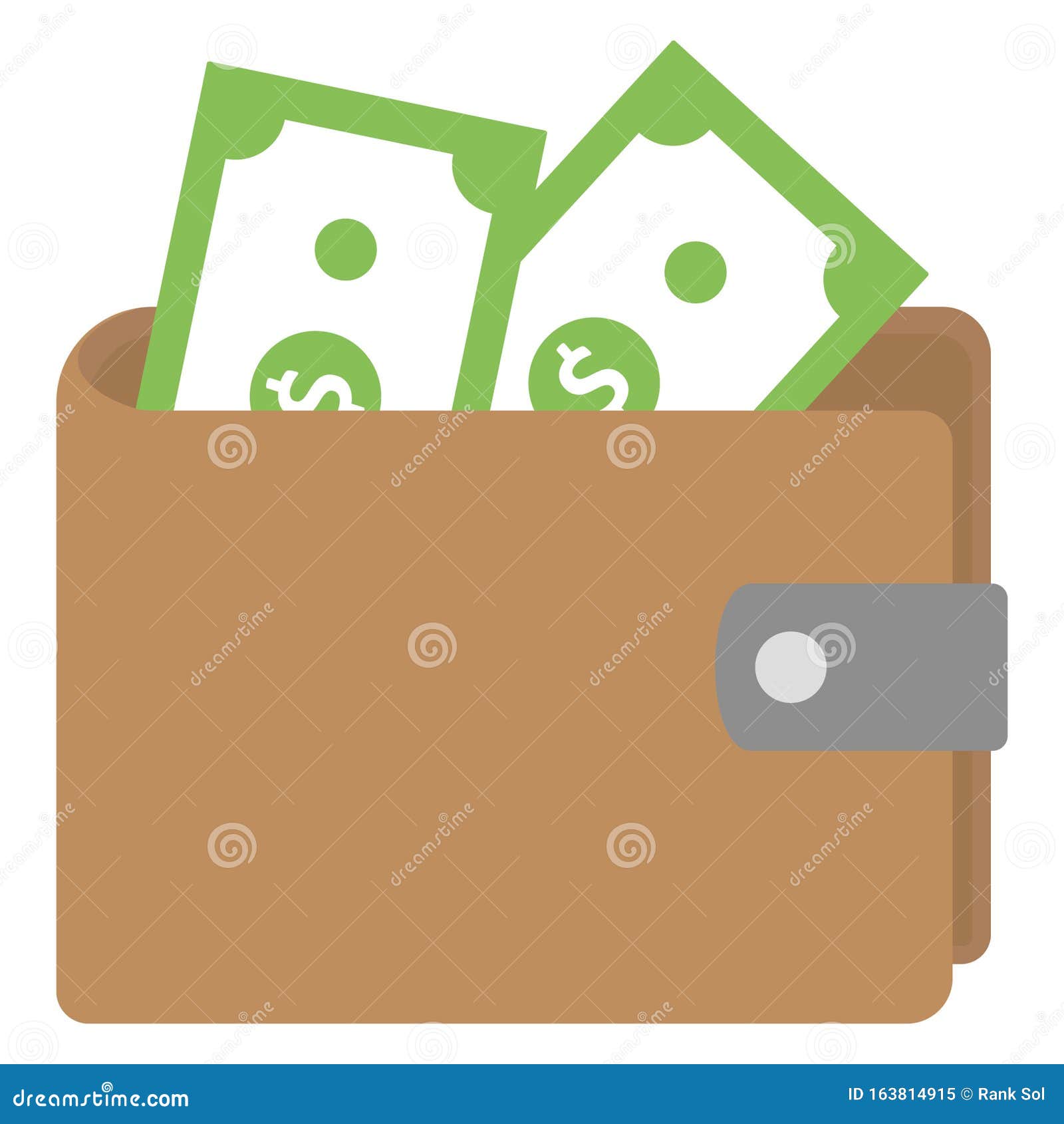 Cash Color Vector Icon Isolated and Fully Editable Stock Vector ...