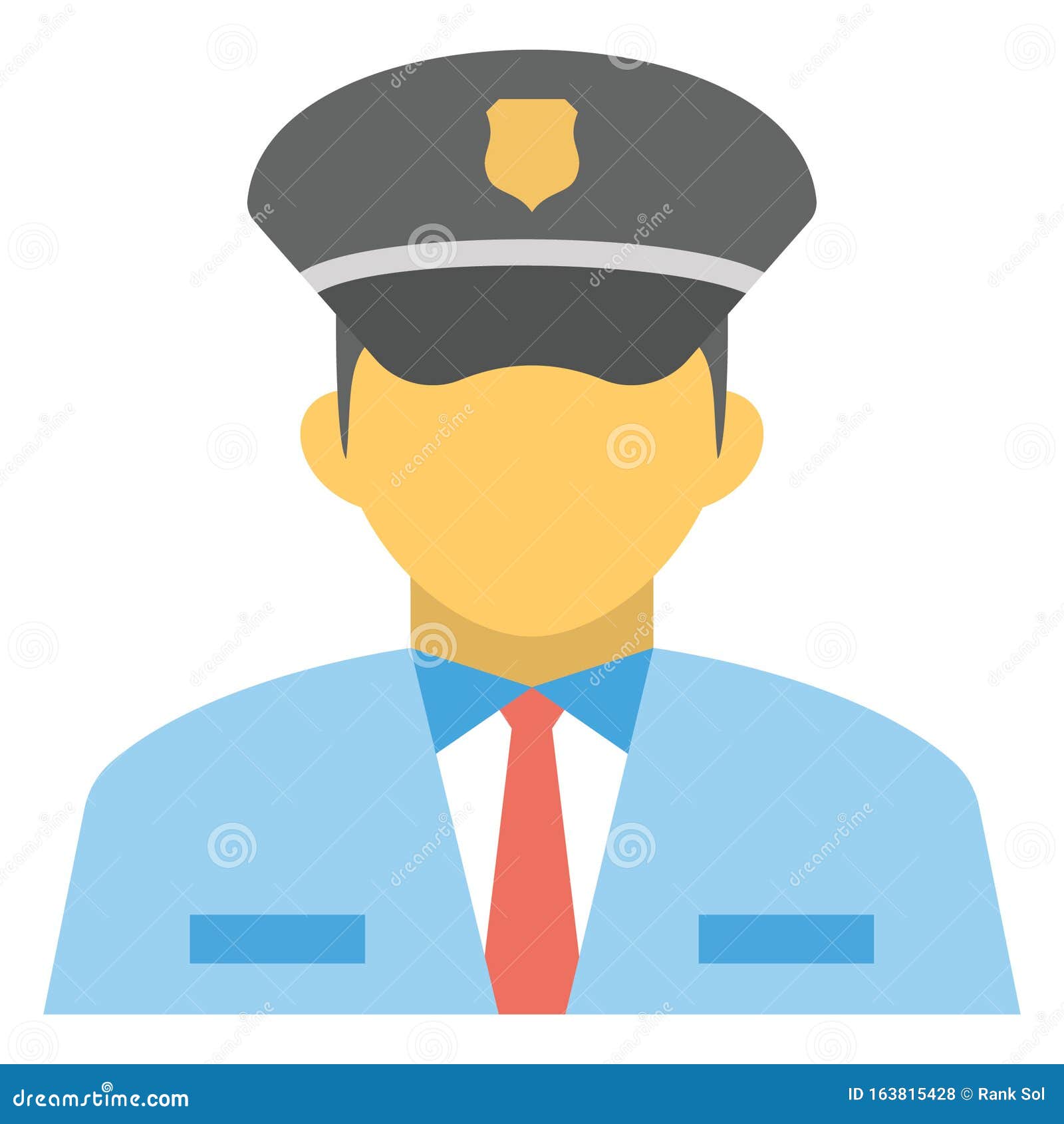 Bodyguard Isolated. Security Guard Face Control Of Nightclub. Bl Vector ...