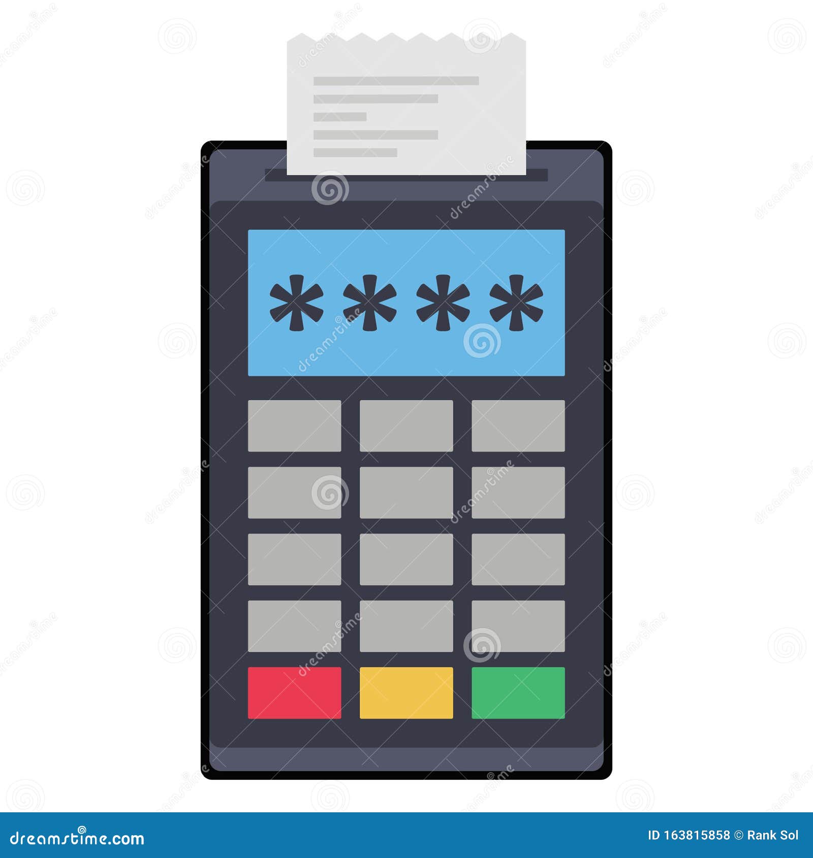 Billing Counter Color Vector Icon Isolated and Fully Editable Stock ...