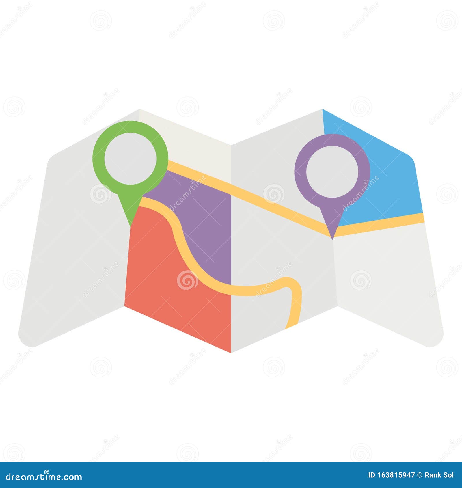 Destination Color Vector Icon Isolated and Fully Editable Stock Vector ...