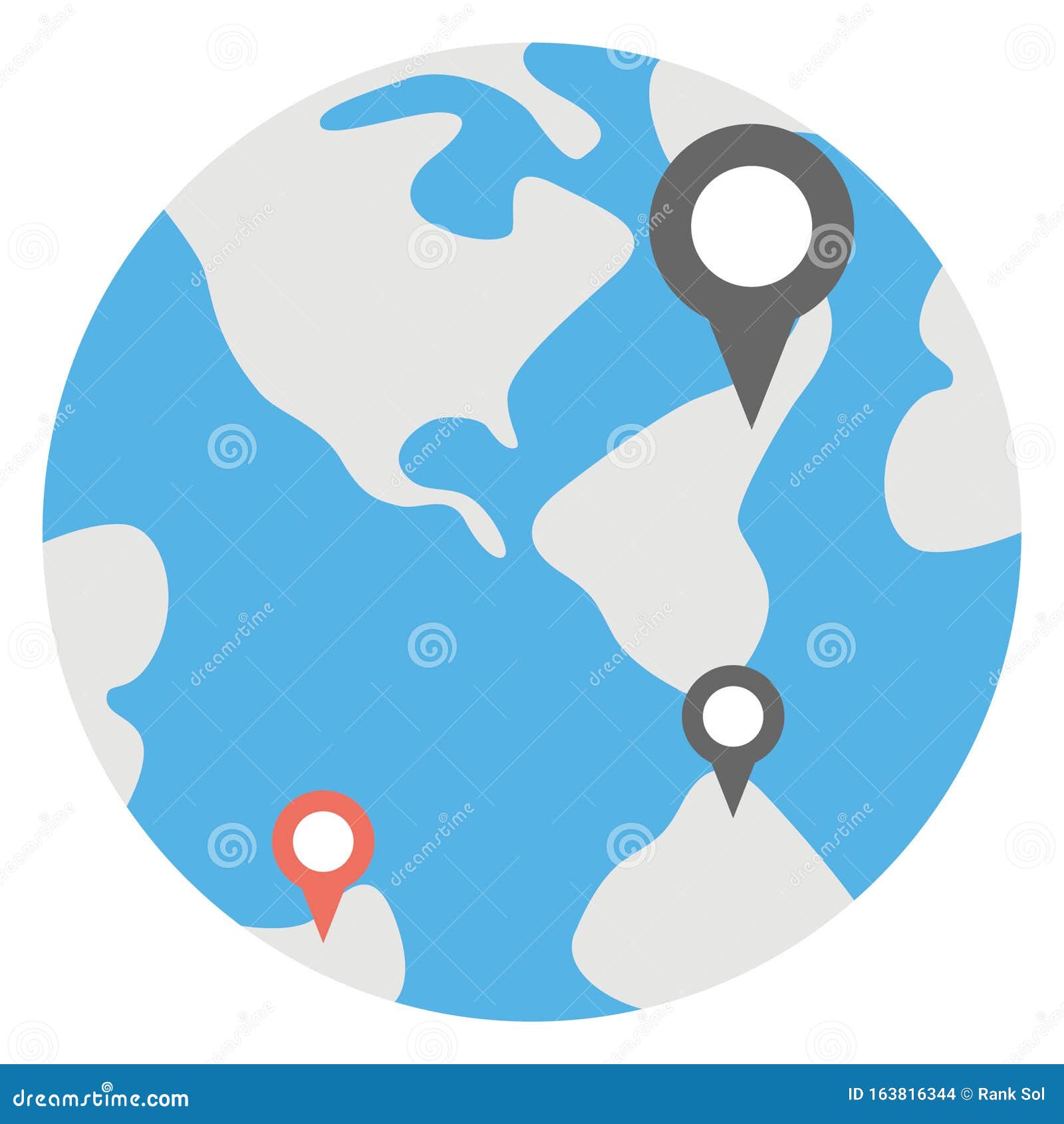 Destination Thumbnail Color Vector Icon Isolated and Fully Editable ...
