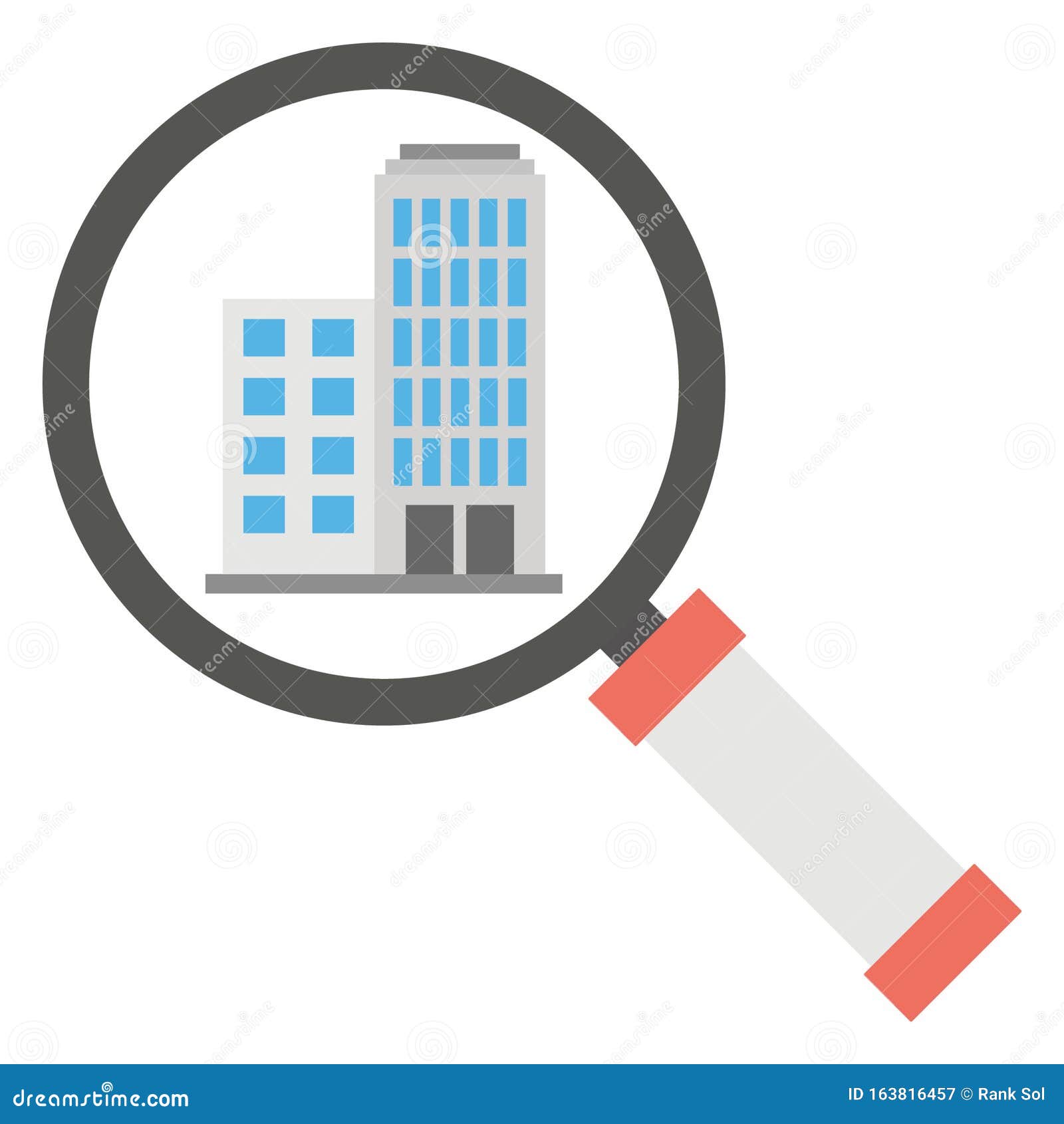 Investigating Icon Line Isolated On White Background. Black Flat Thin ...