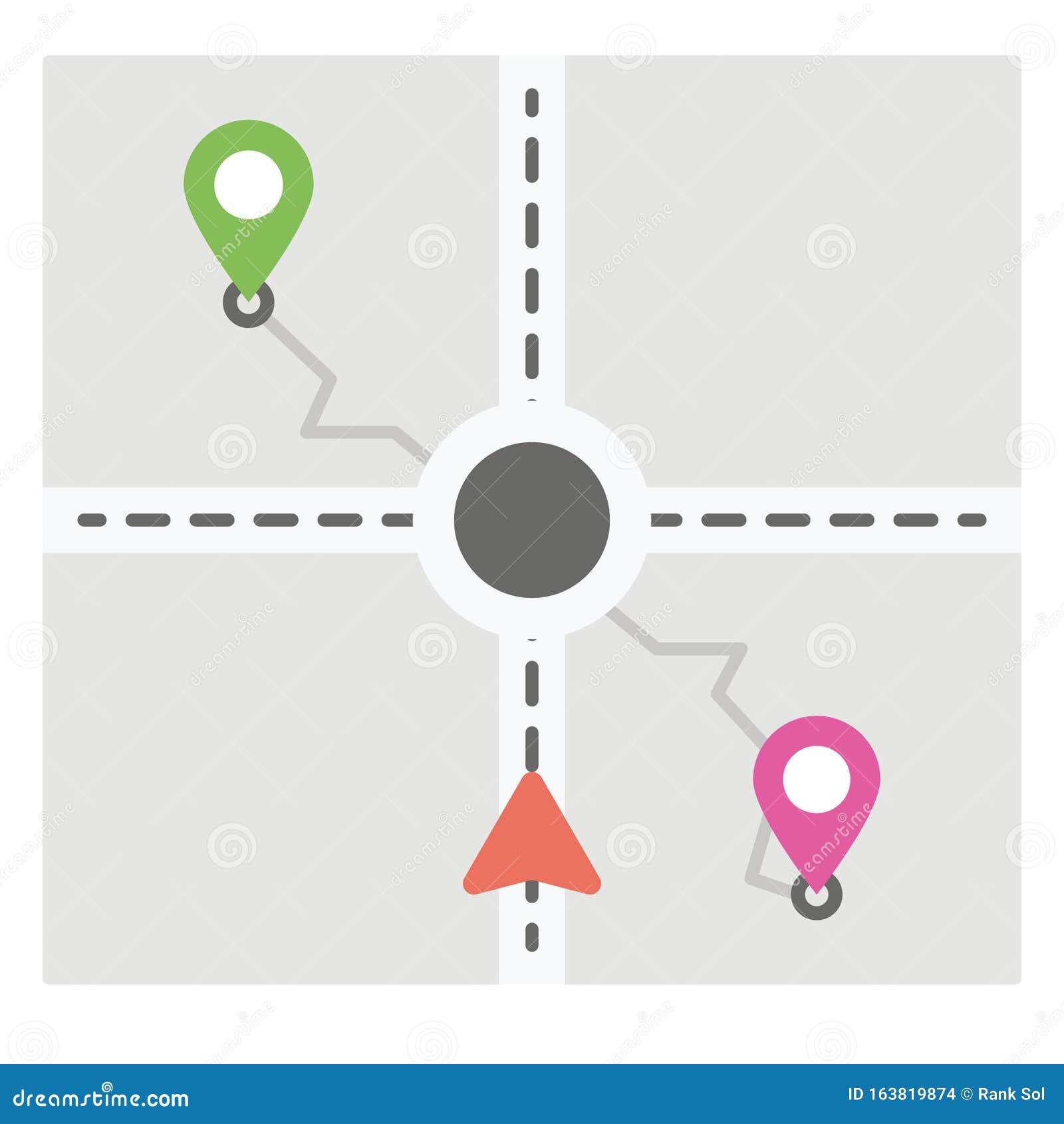 Direction Isolated Color Vector Icon Which Can Easily Modify or Edit ...