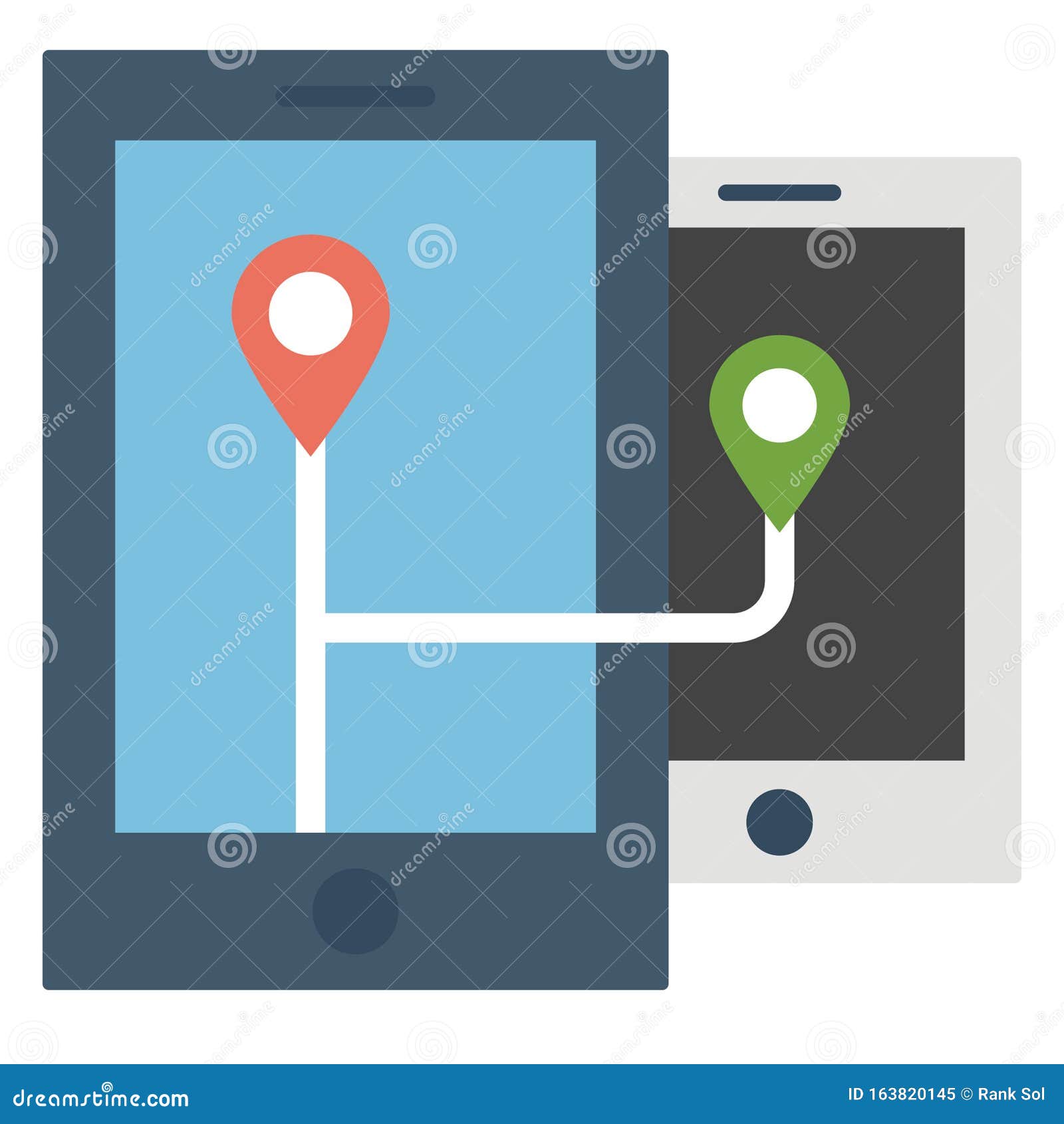 Gps Isolated Color Vector Icon Which Can Easily Modify or Edit Stock ...