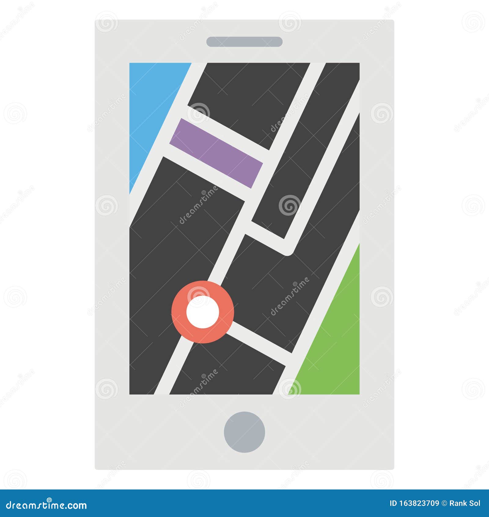 Gps Isolated Color Vector Icon Which Can Easily Modify or Edit Stock ...