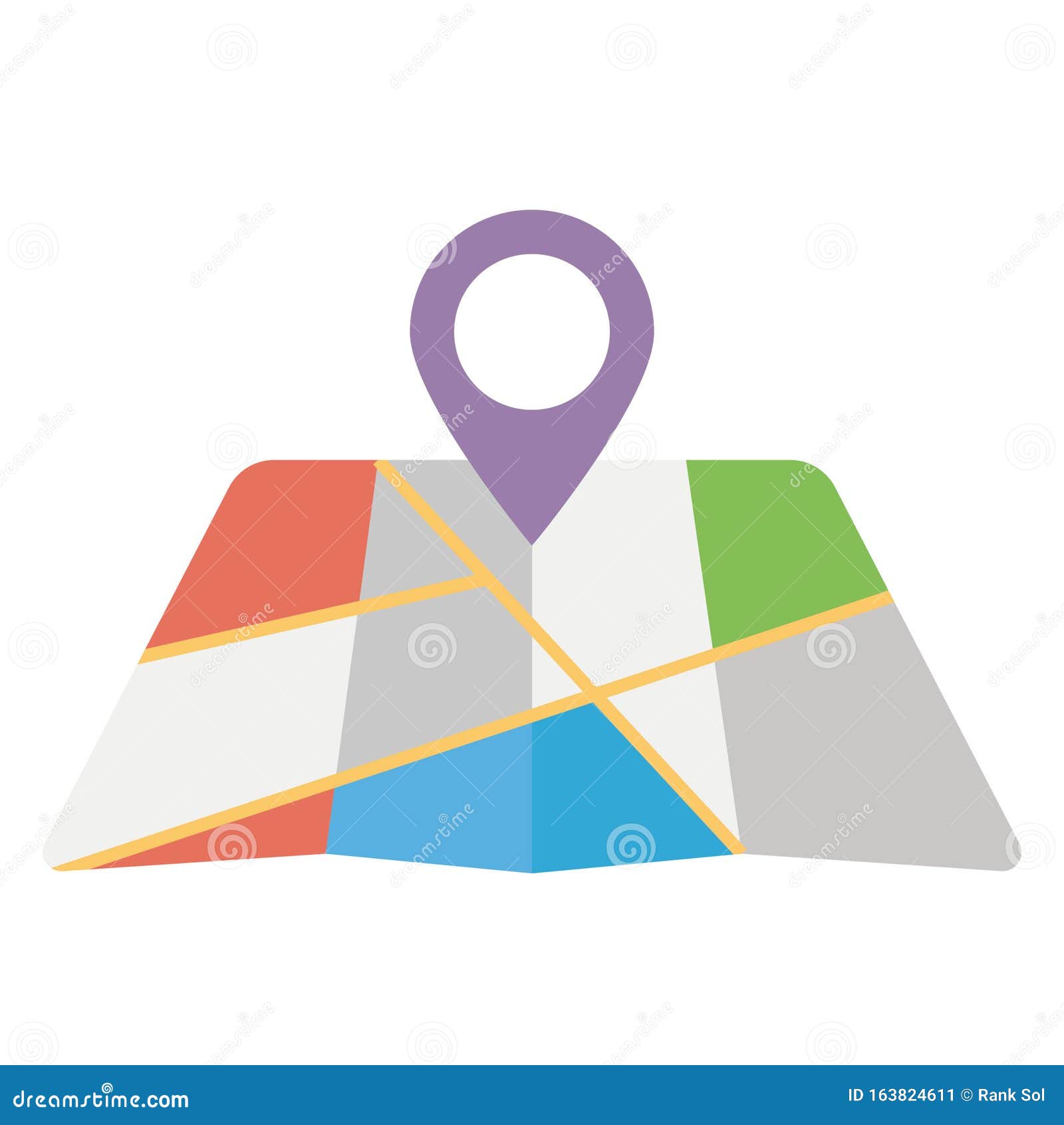 Geolocation Isolated Color Vector Icon Which Can Easily Modify or Edit ...