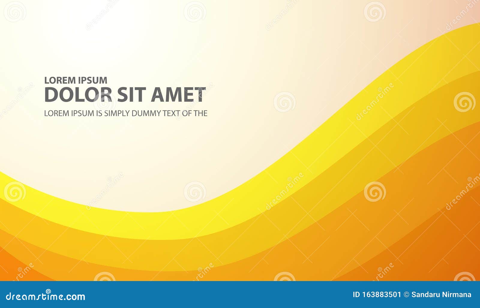 Abstract Yellow Gold Wave Background Vector Red Tone Abstract ...