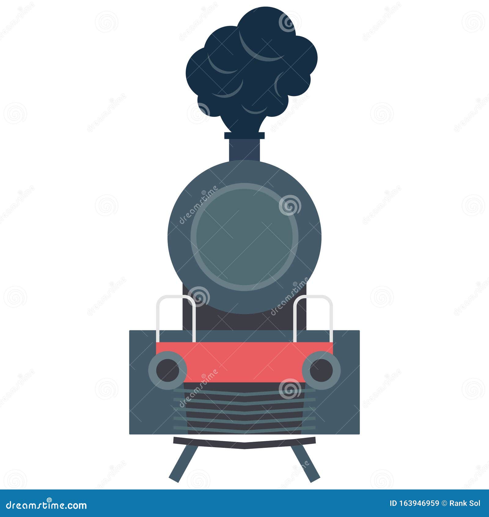 Steam Engine Color Vector Icon Which is Fully Editable, You Can Modify ...