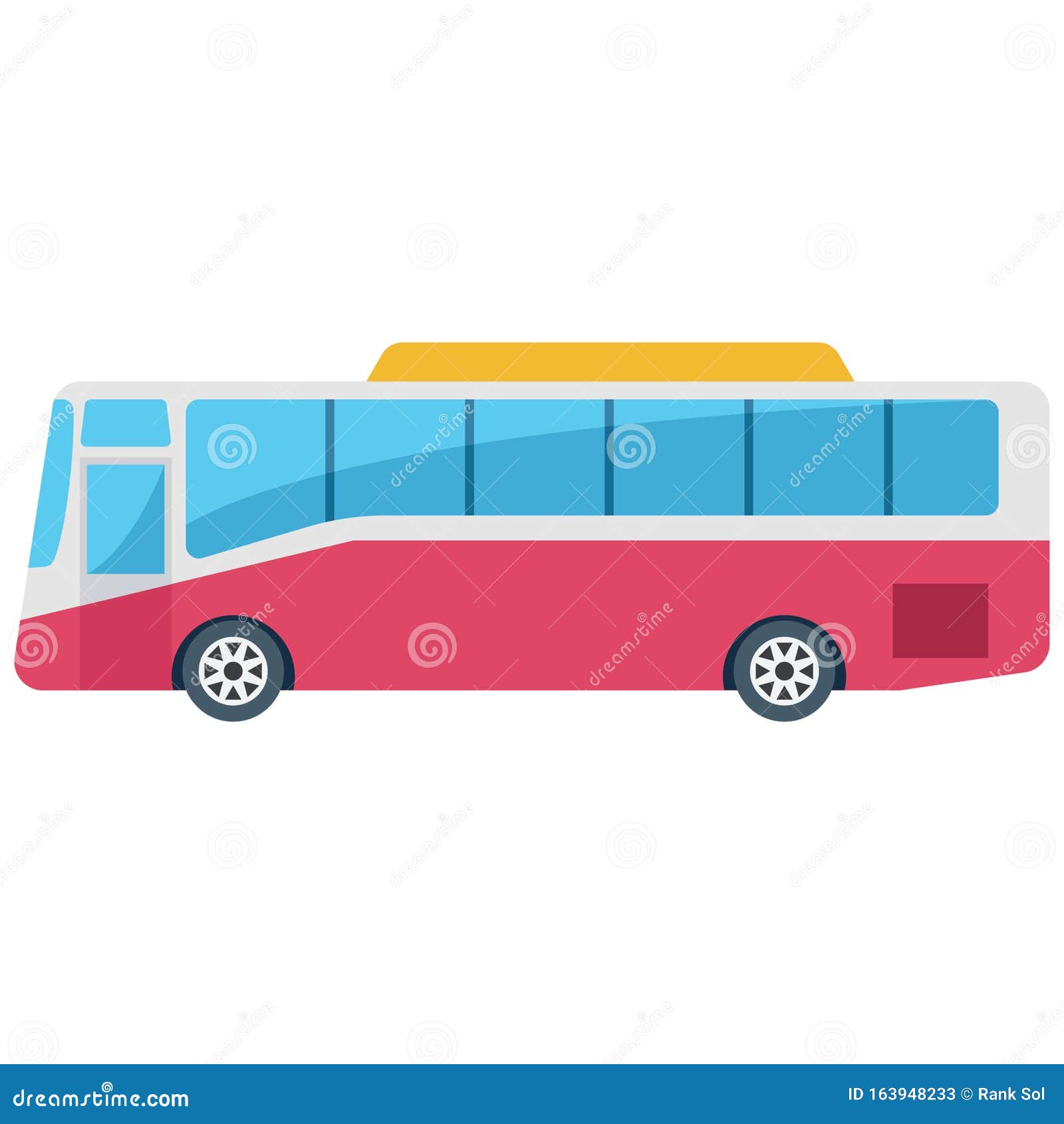 Bus Color Vector Icon Which is Fully Editable, You Can Modify it Easily ...