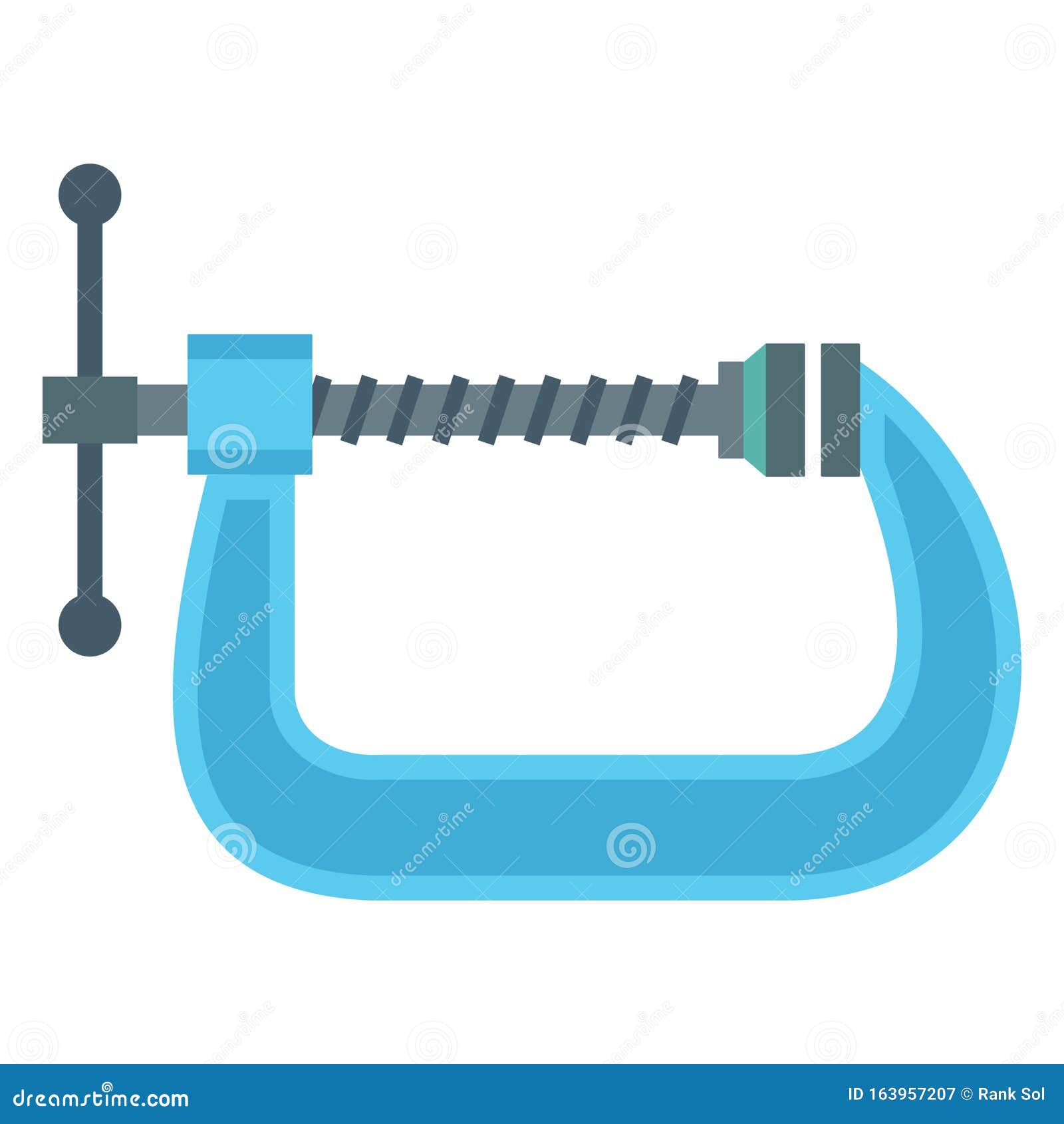 C Clamp Color Vector Icon that Can Easily Modify or Edit Stock ...