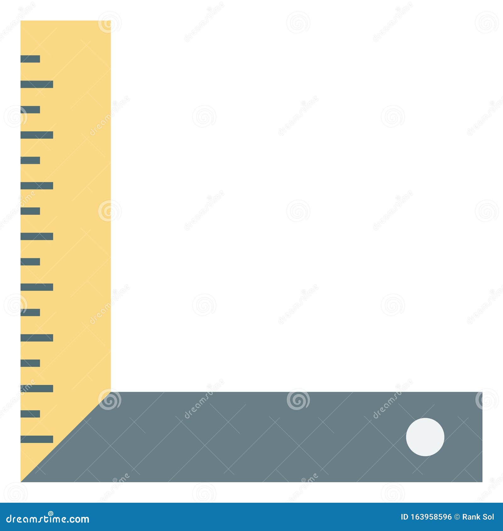 Engineer Ruler Color Vector Icon that Can Easily Modify or Edit Stock ...