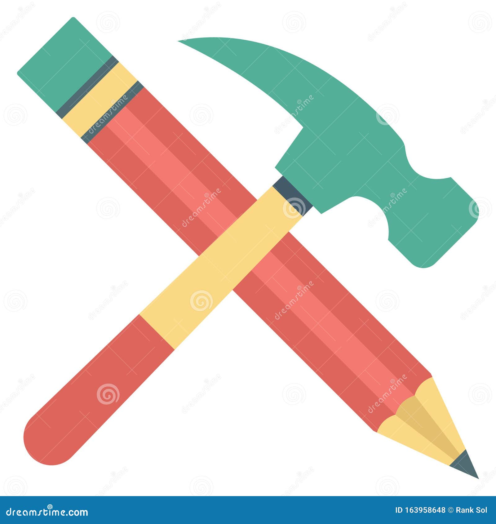 Architect Tools Color Vector Icon that Can Easily Modify or Edit Stock ...