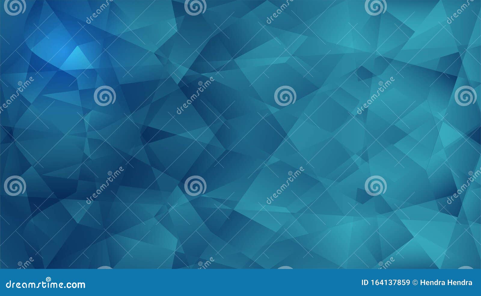 Abstract 3d Triangle Polygonal Background with a Bright Blue Theme ...