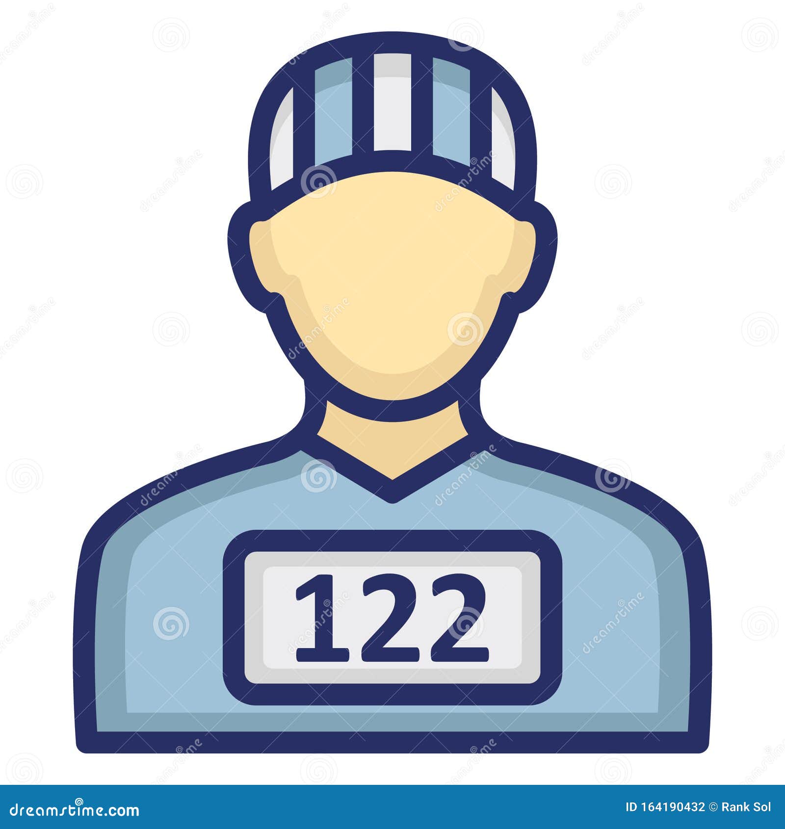 Criminal Isolated Vector Icon Which Can Easily Modify or Edit Stock ...