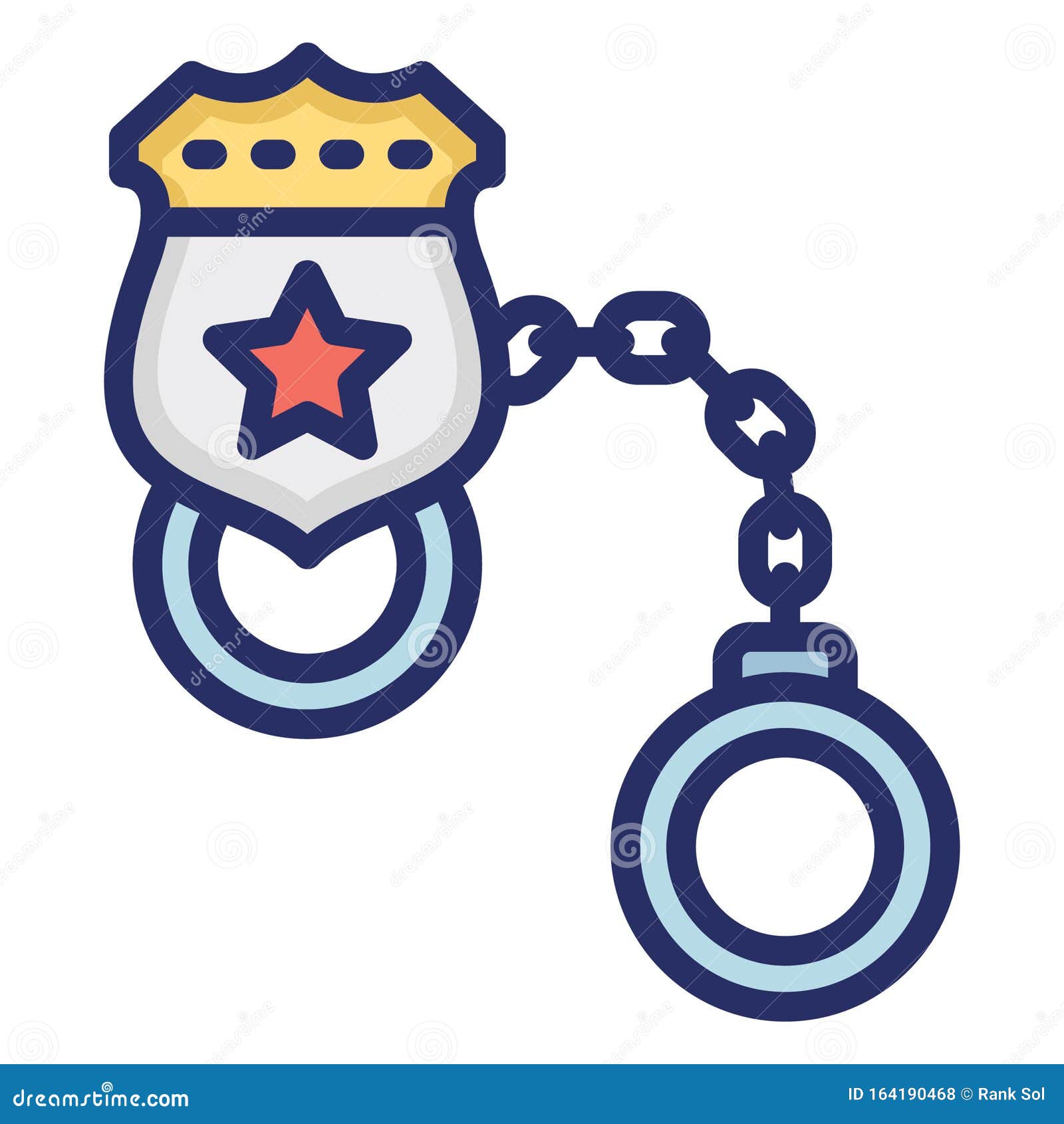 Manacles Isolated Vector Icon Which Can Easily Modify or Edit Stock ...