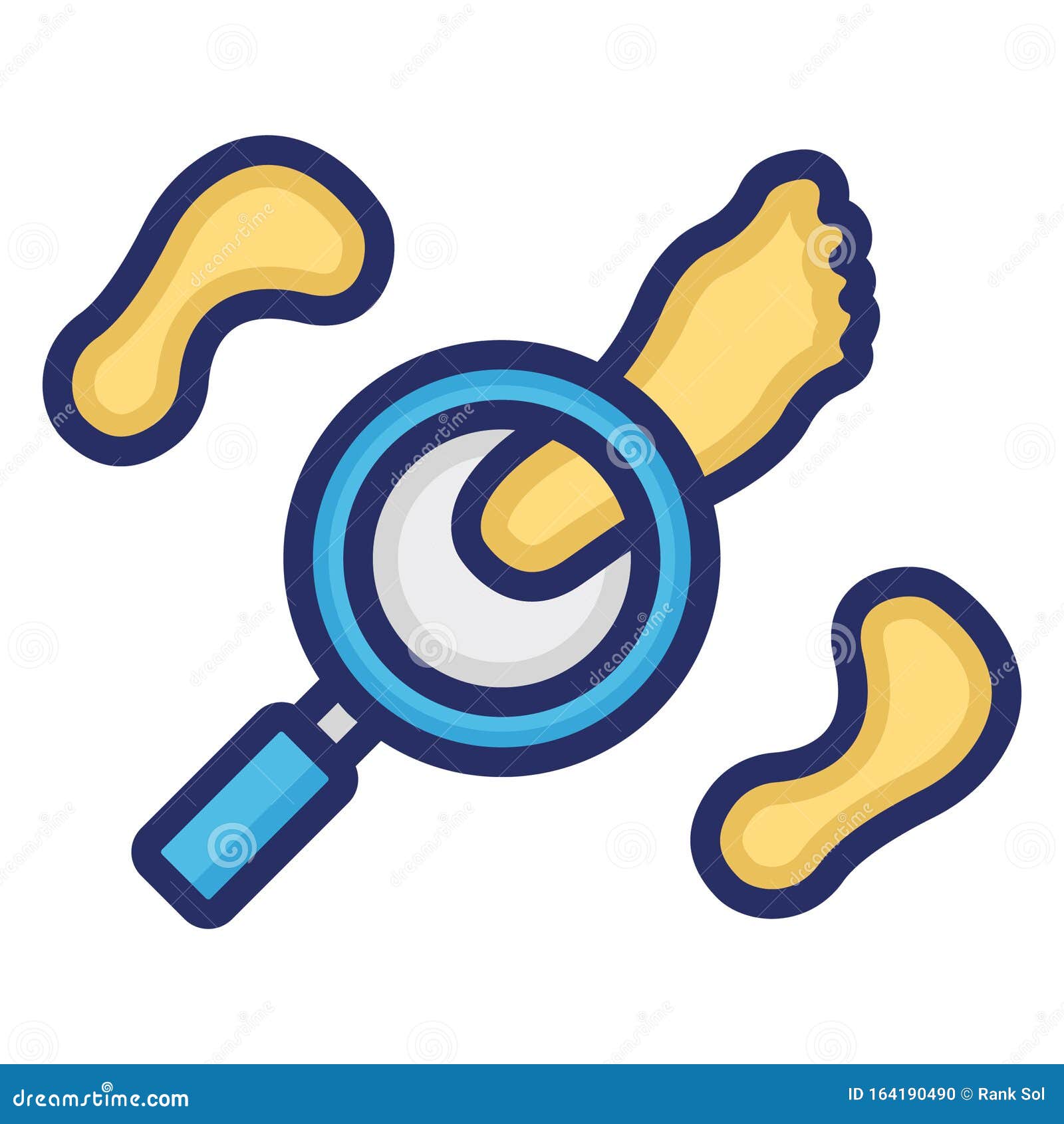 Forensics Isolated Vector Icon Which Can Easily Modify or Edit Stock ...