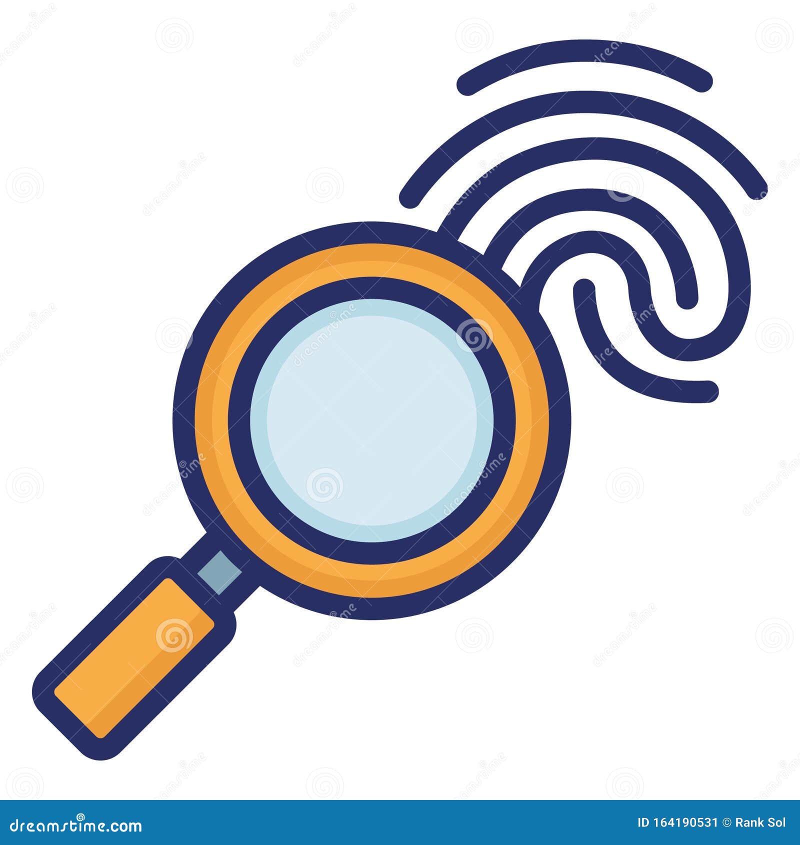Forensics Isolated Vector Icon Which Can Easily Modify or Edit Stock ...