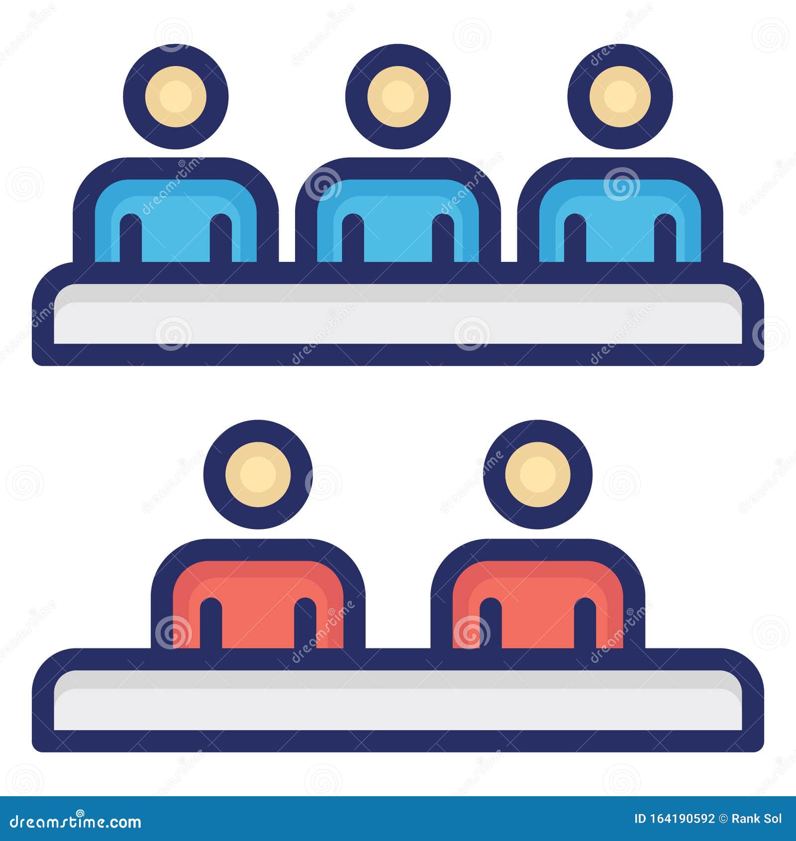 Audience Isolated Vector Icon Which Can Easily Modify or Edit Stock ...