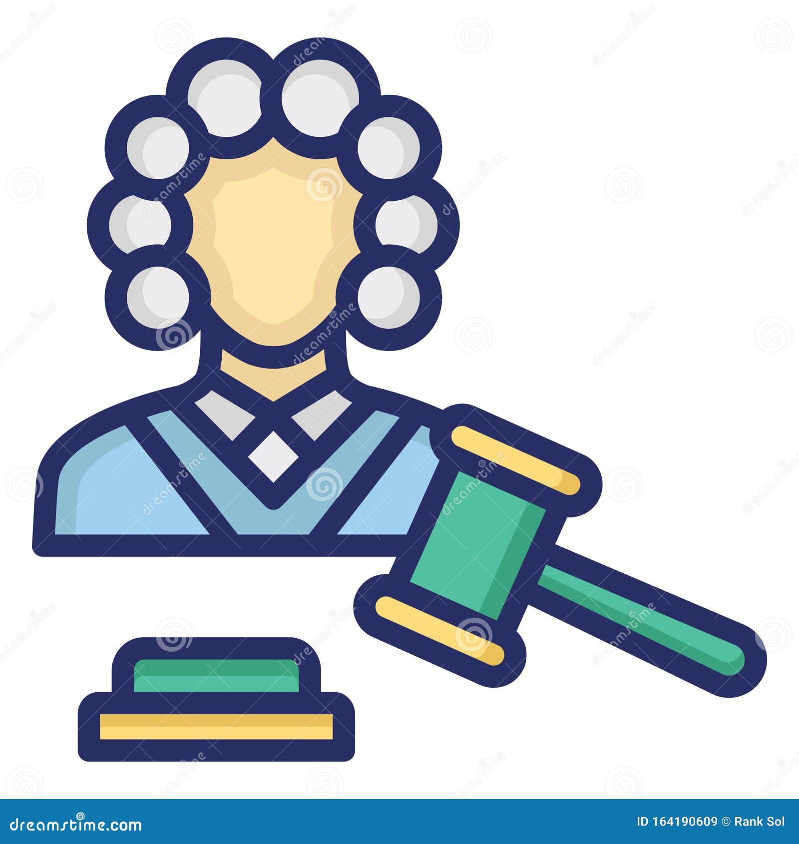 Direct Verdict Isolated Vector Icon Which Can Easily Modify or Edit ...