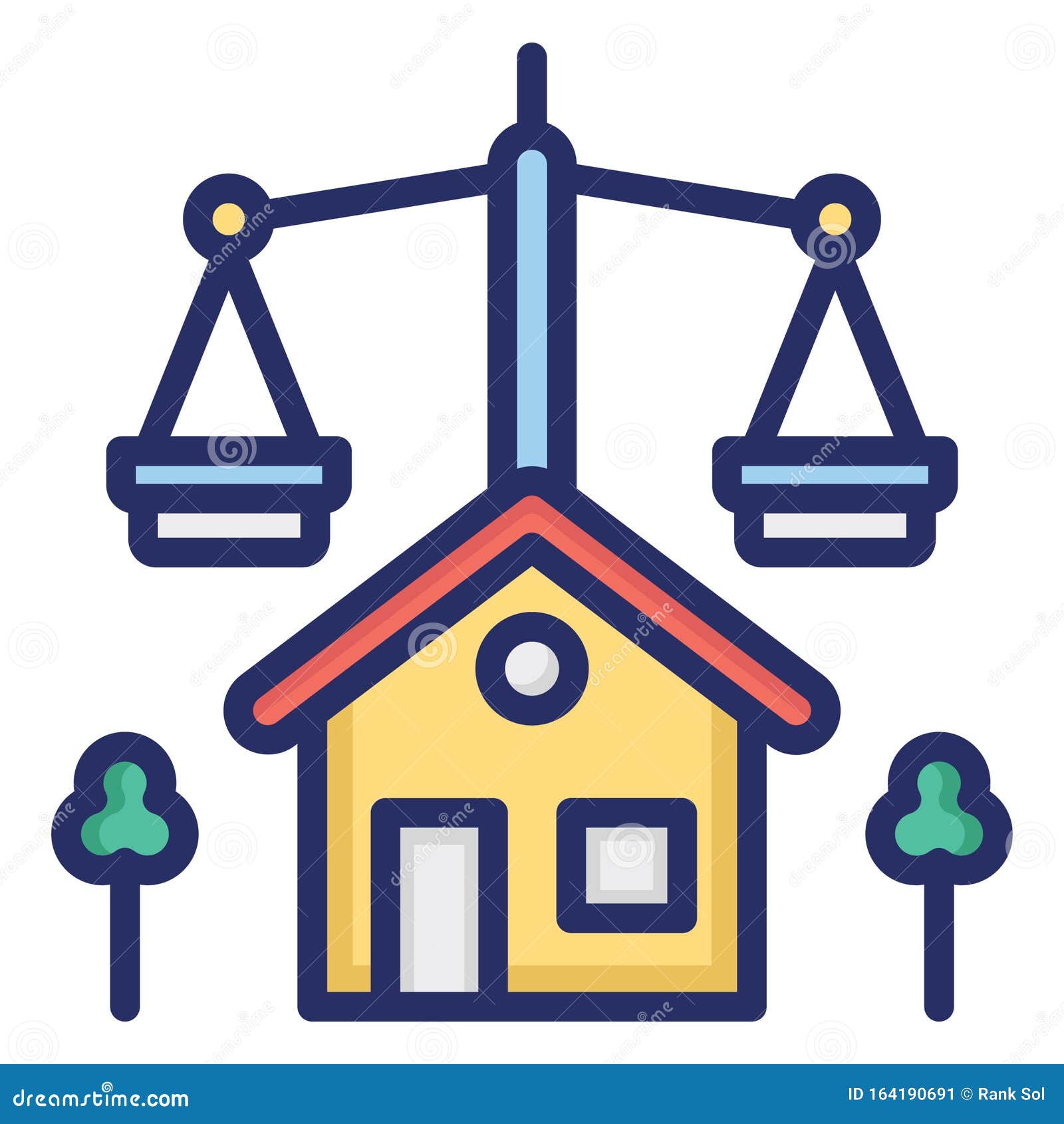 Conveyancing Isolated Vector Icon Which Can Easily Modify or Edit Stock ...