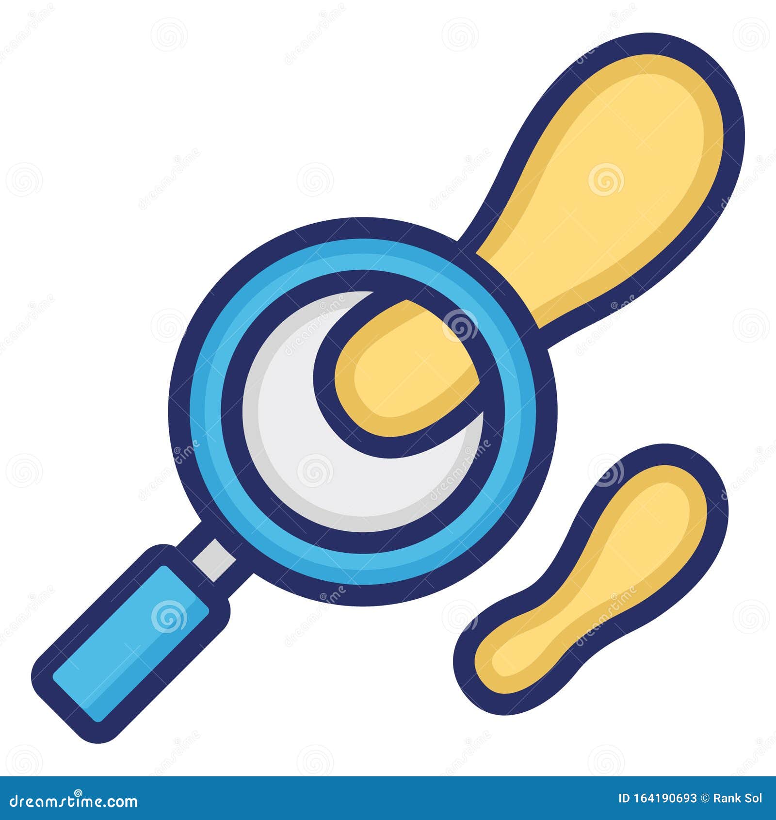 Forensics Isolated Vector Icon Which Can Easily Modify or Edit Stock ...